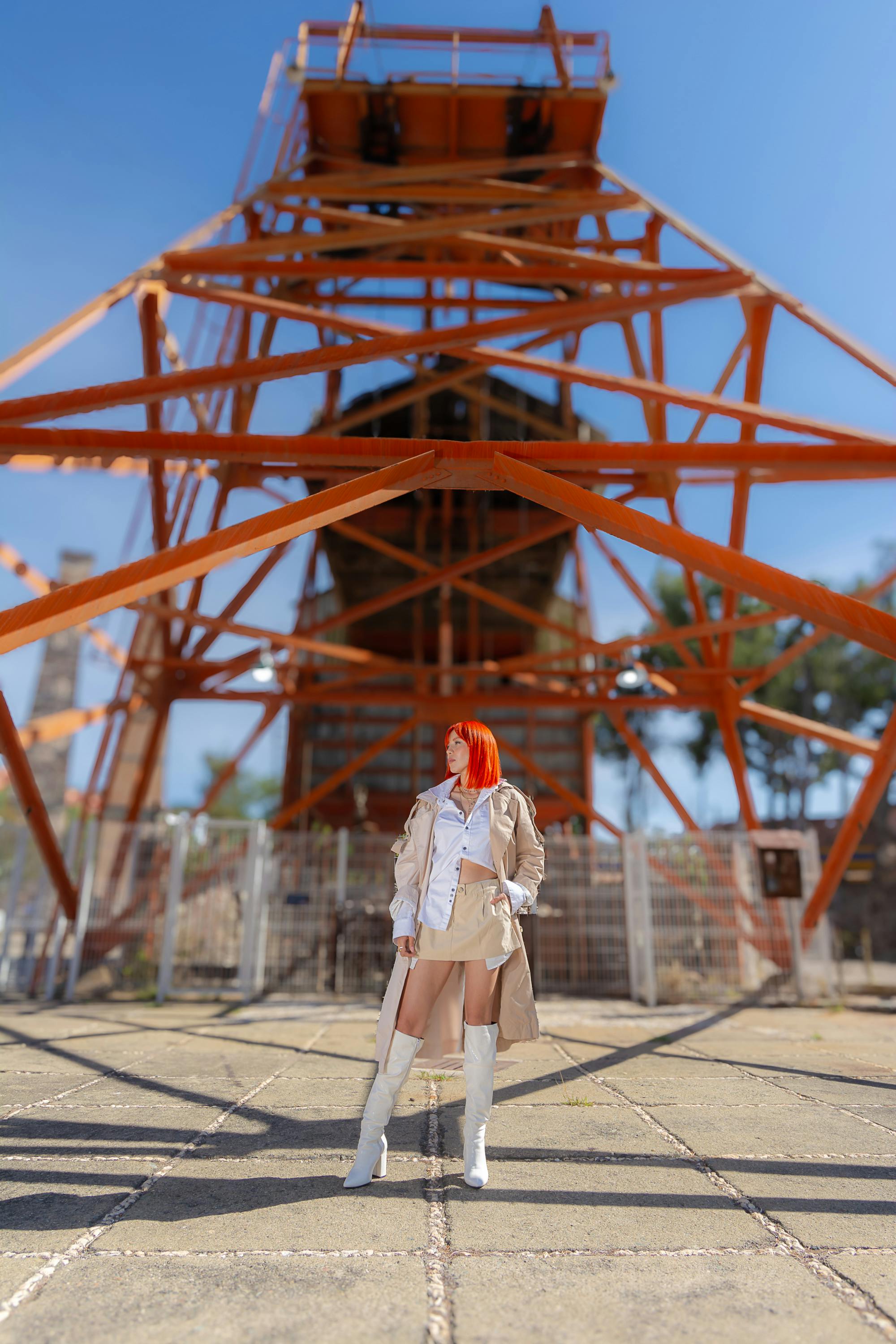 A Woman Posing in a City · Free Stock Photo