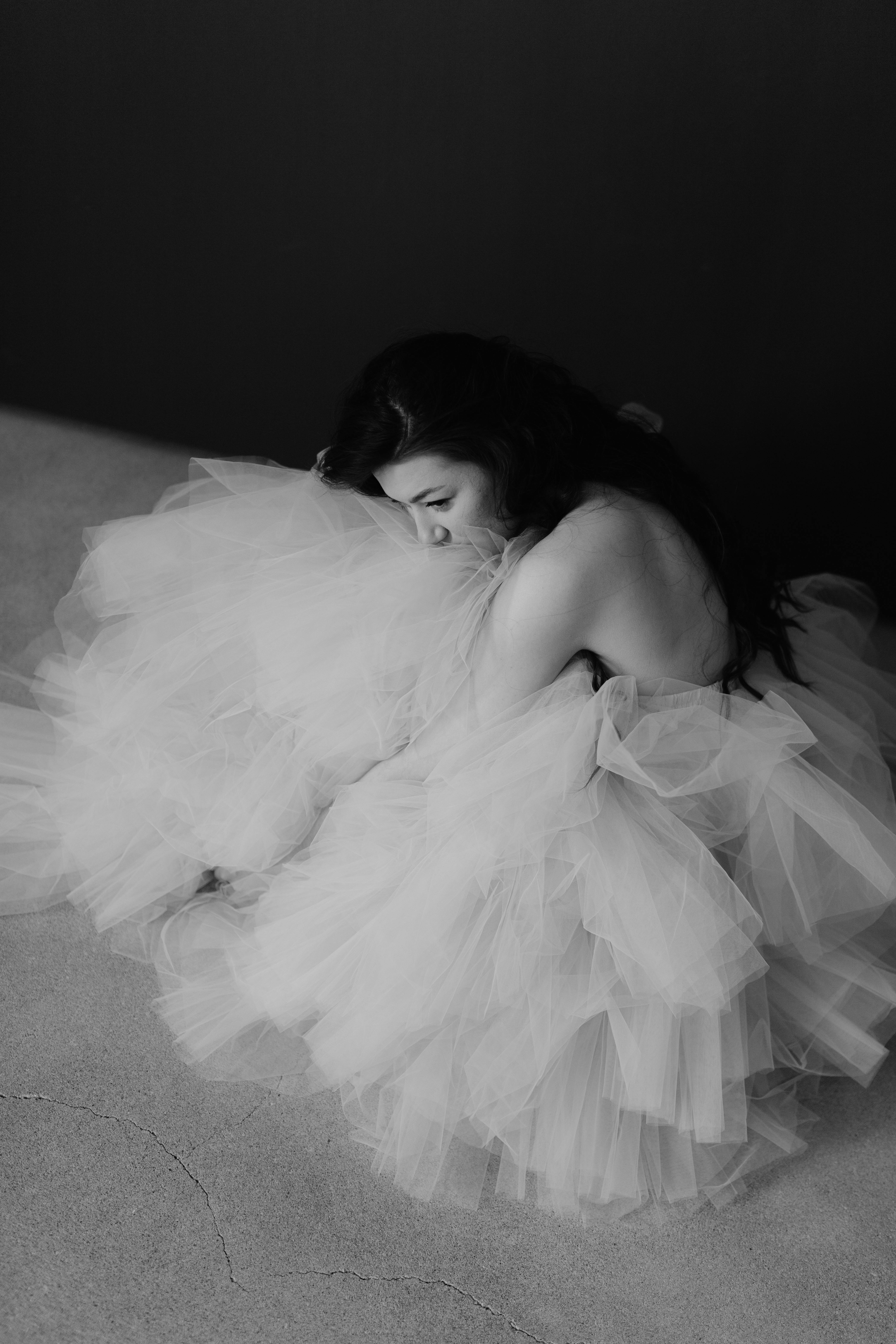 A Ballet Dancer Crouching · Free Stock Photo