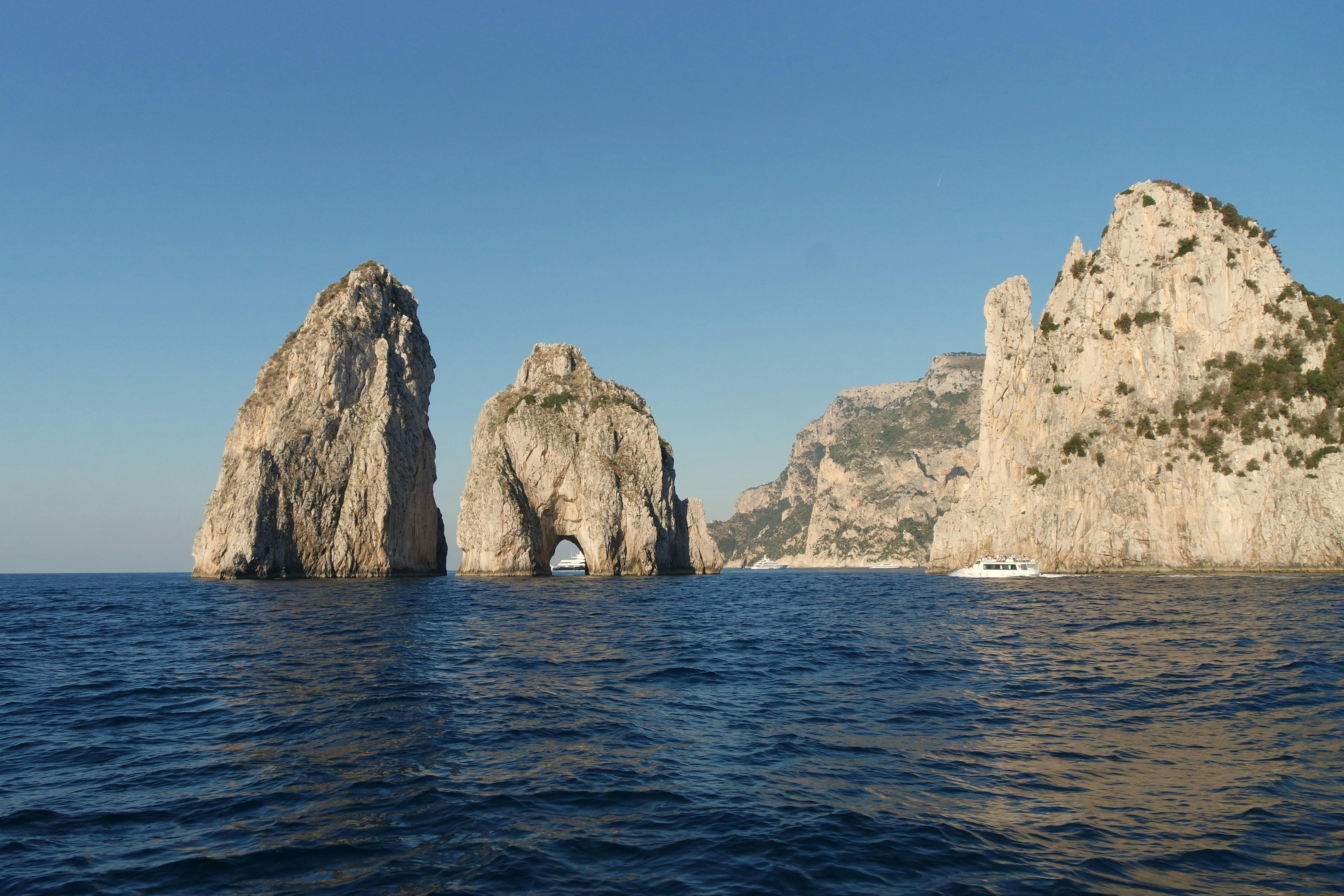 View of Sea Stacks on the Coast of Capri near Naples, Italy · Free ...