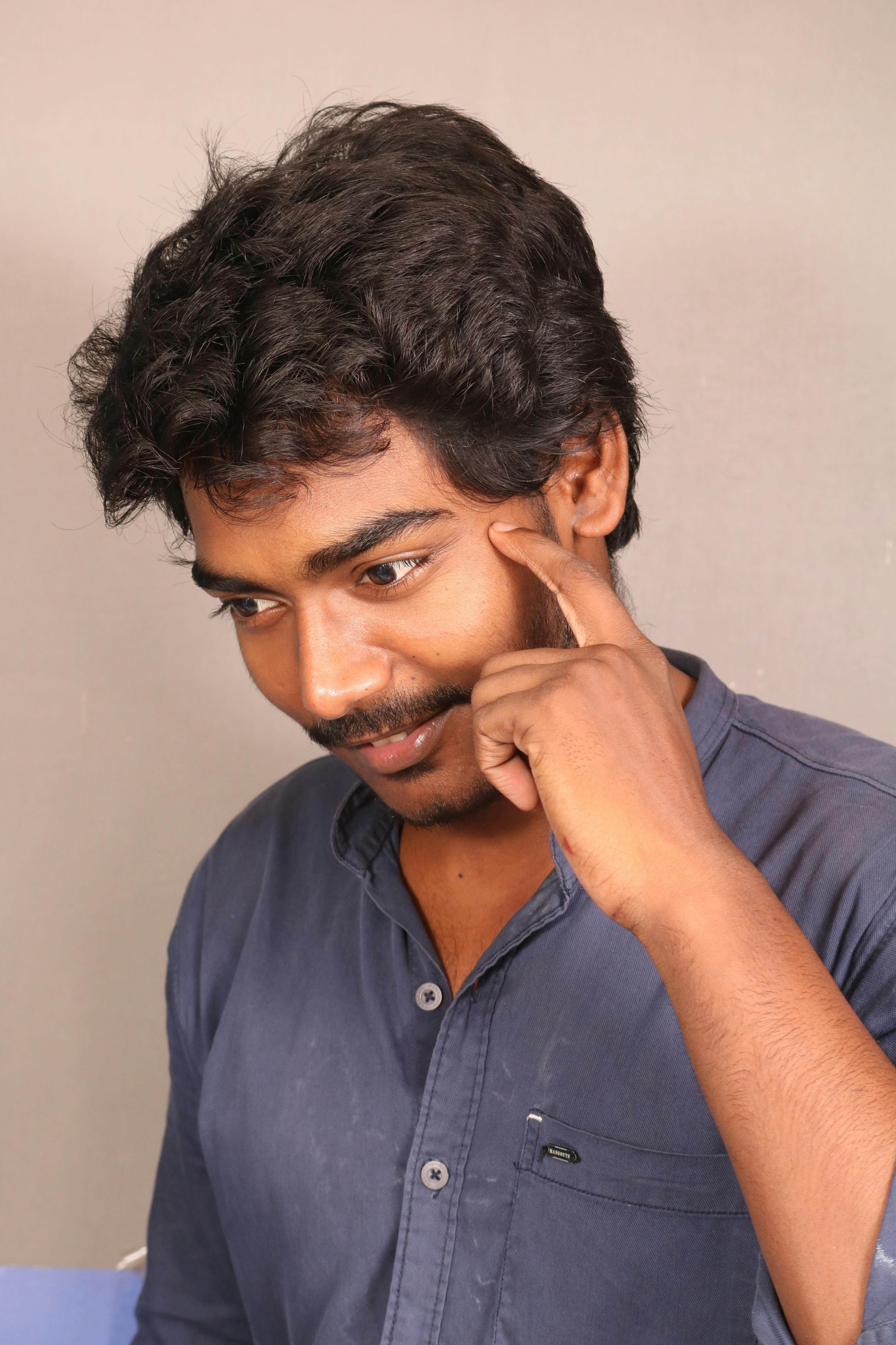 Portrait of Thinking Man · Free Stock Photo