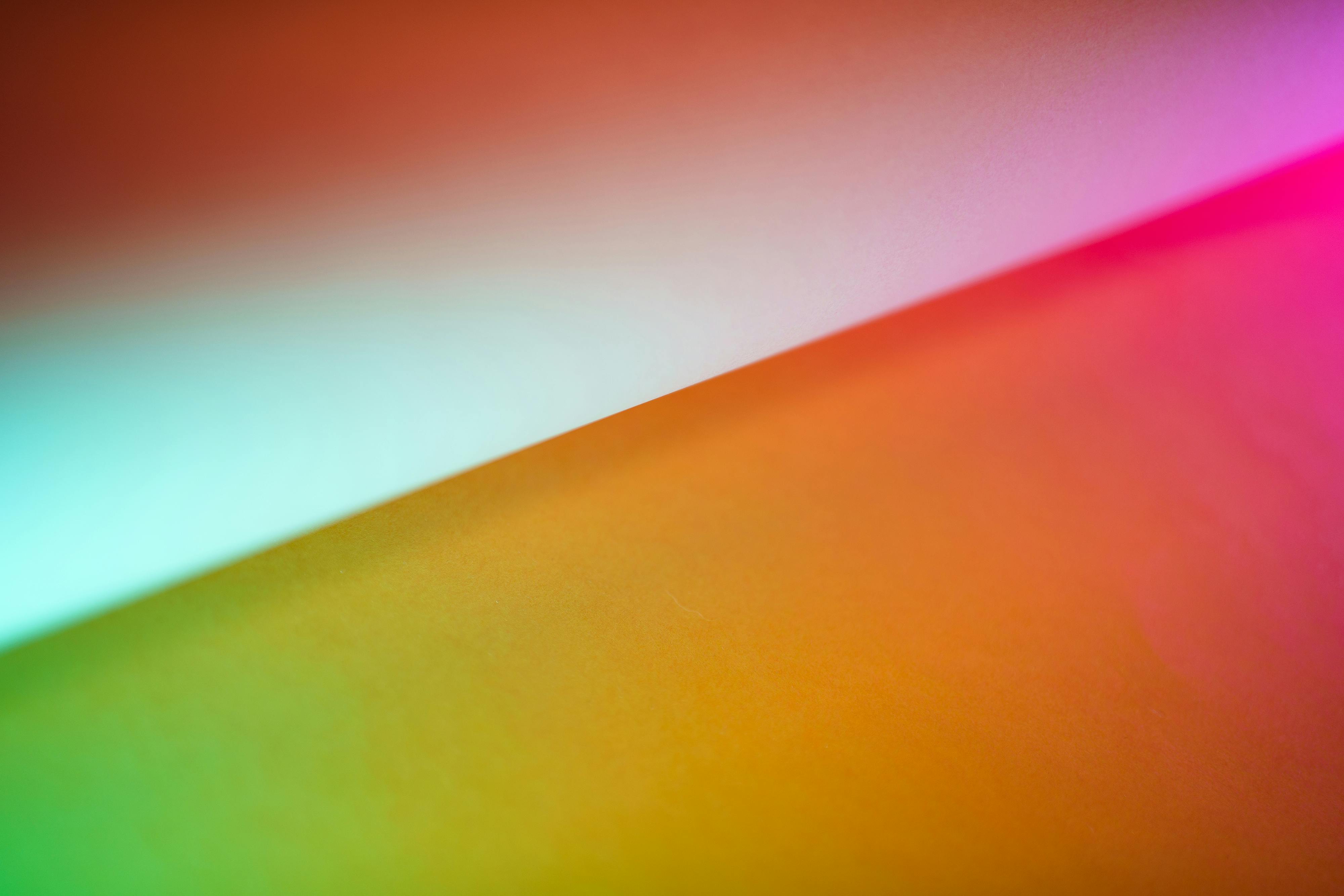 Bright yellow background with contrast diagonal line · Free Stock Photo