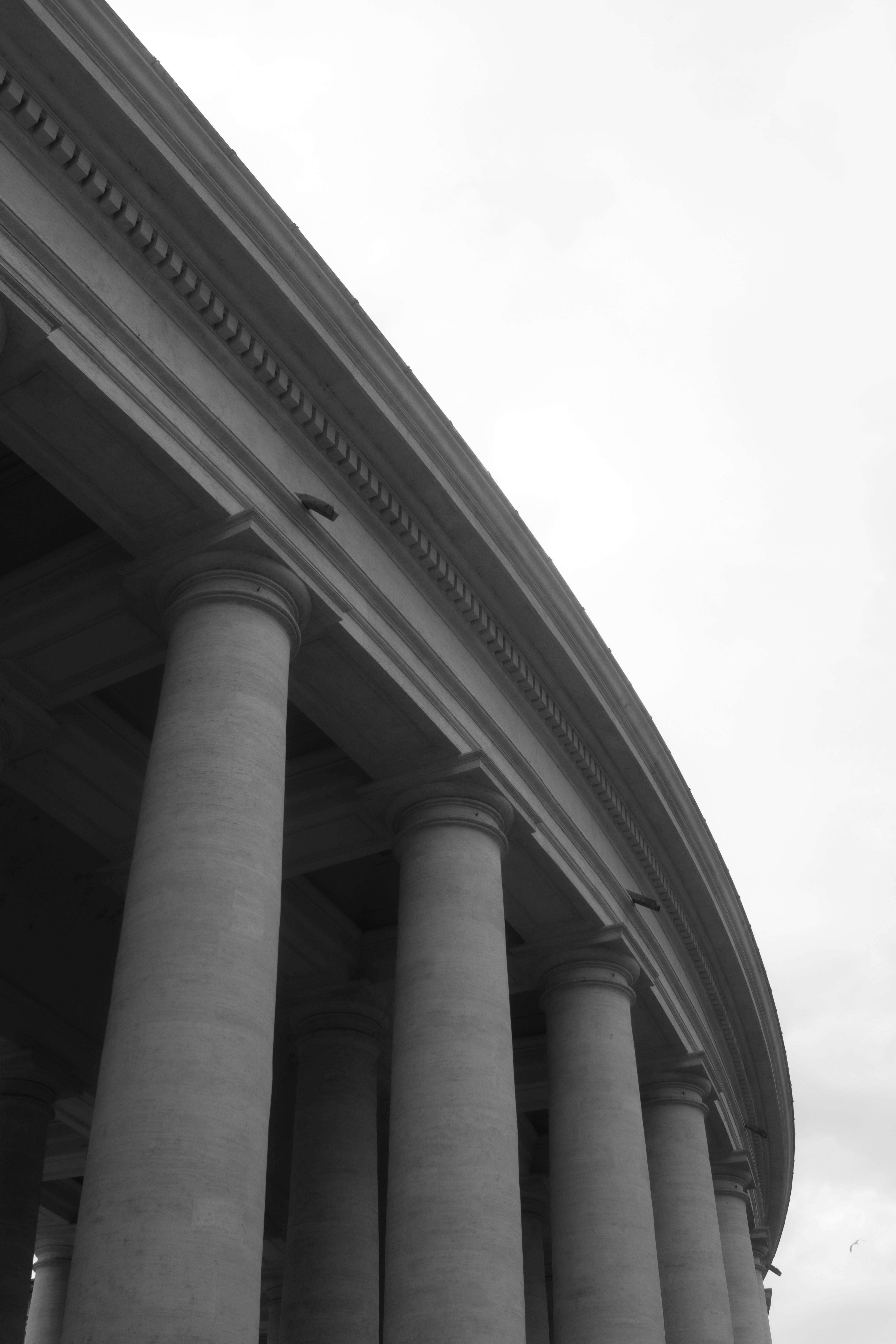 Grey Concrete Columns · Free Stock Photo