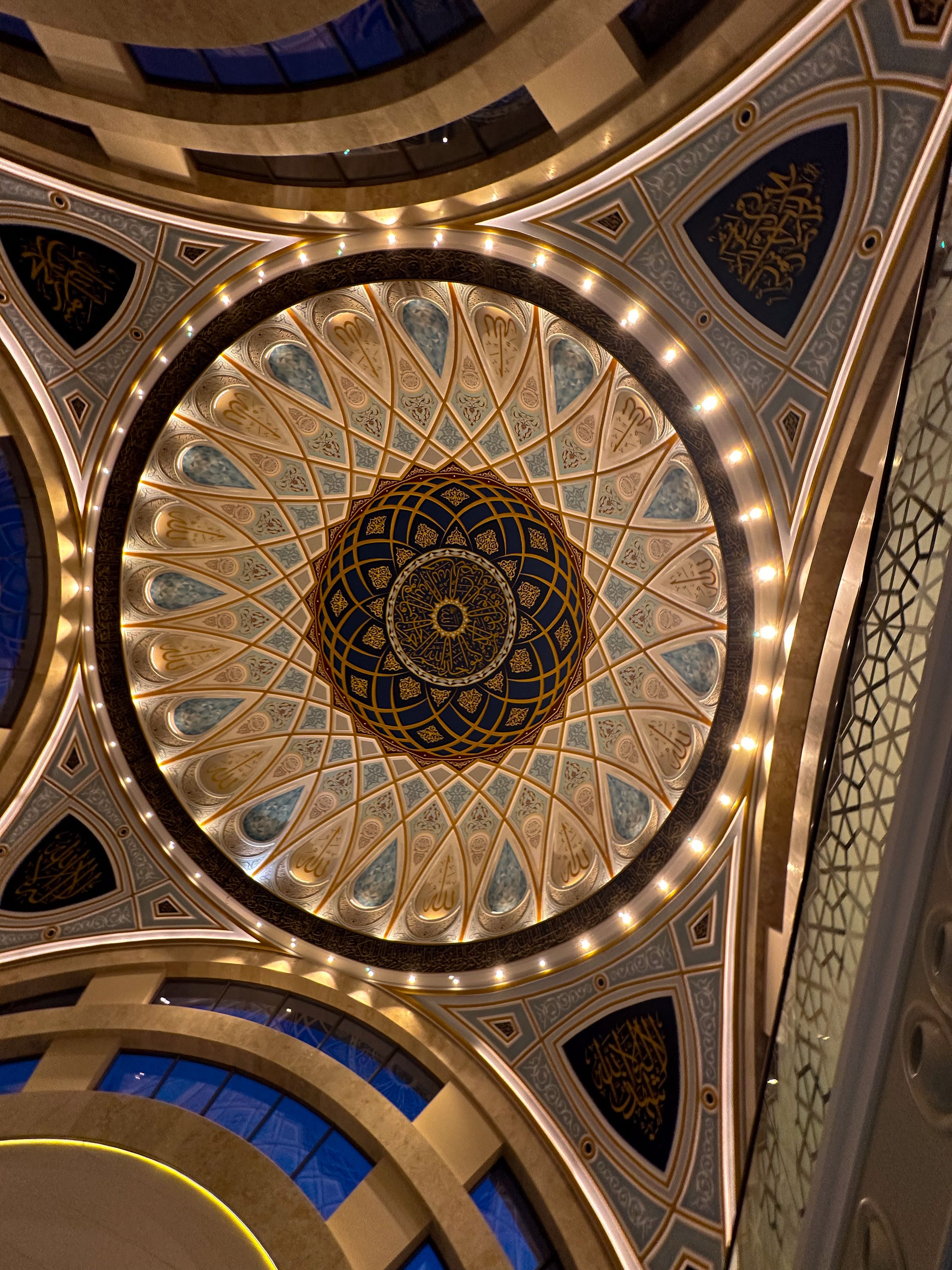 Ornamented Ceiling in Mosque · Free Stock Photo