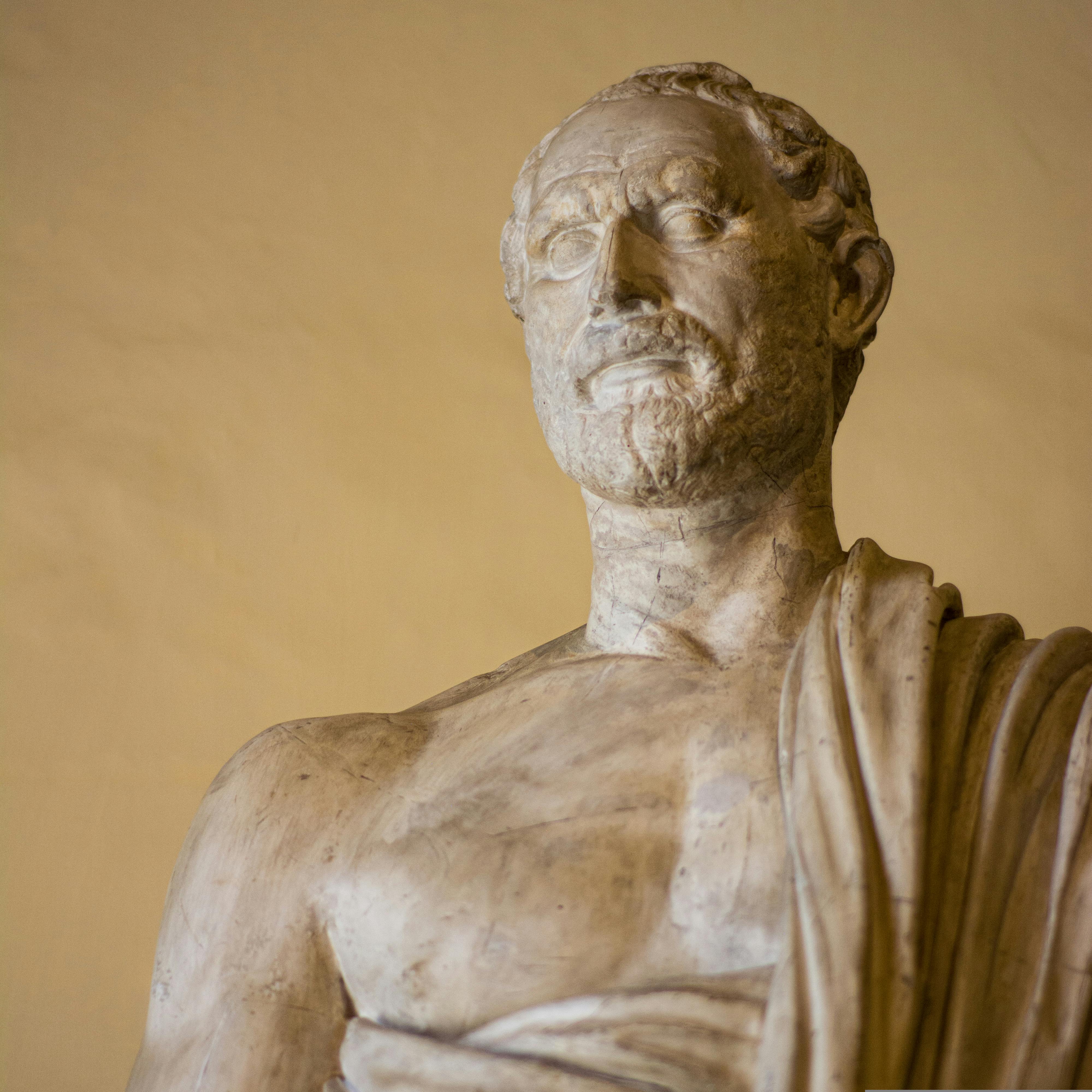 Marble Statue of Demosthenes in Chiaramonti Museum · Free Stock Photo