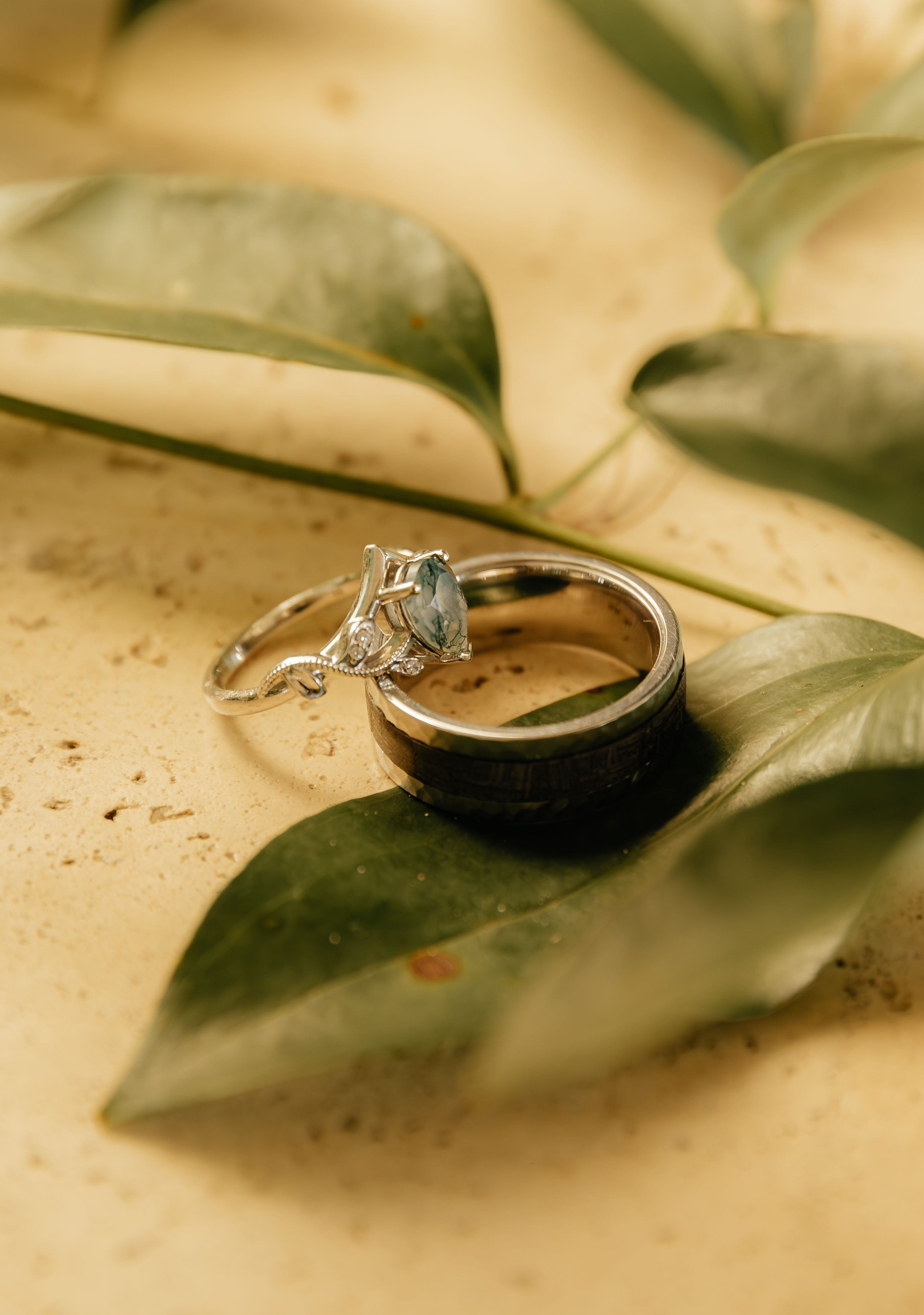 Pair of Silver Wedding Rings in Shallow Focus Photography · Free Stock ...