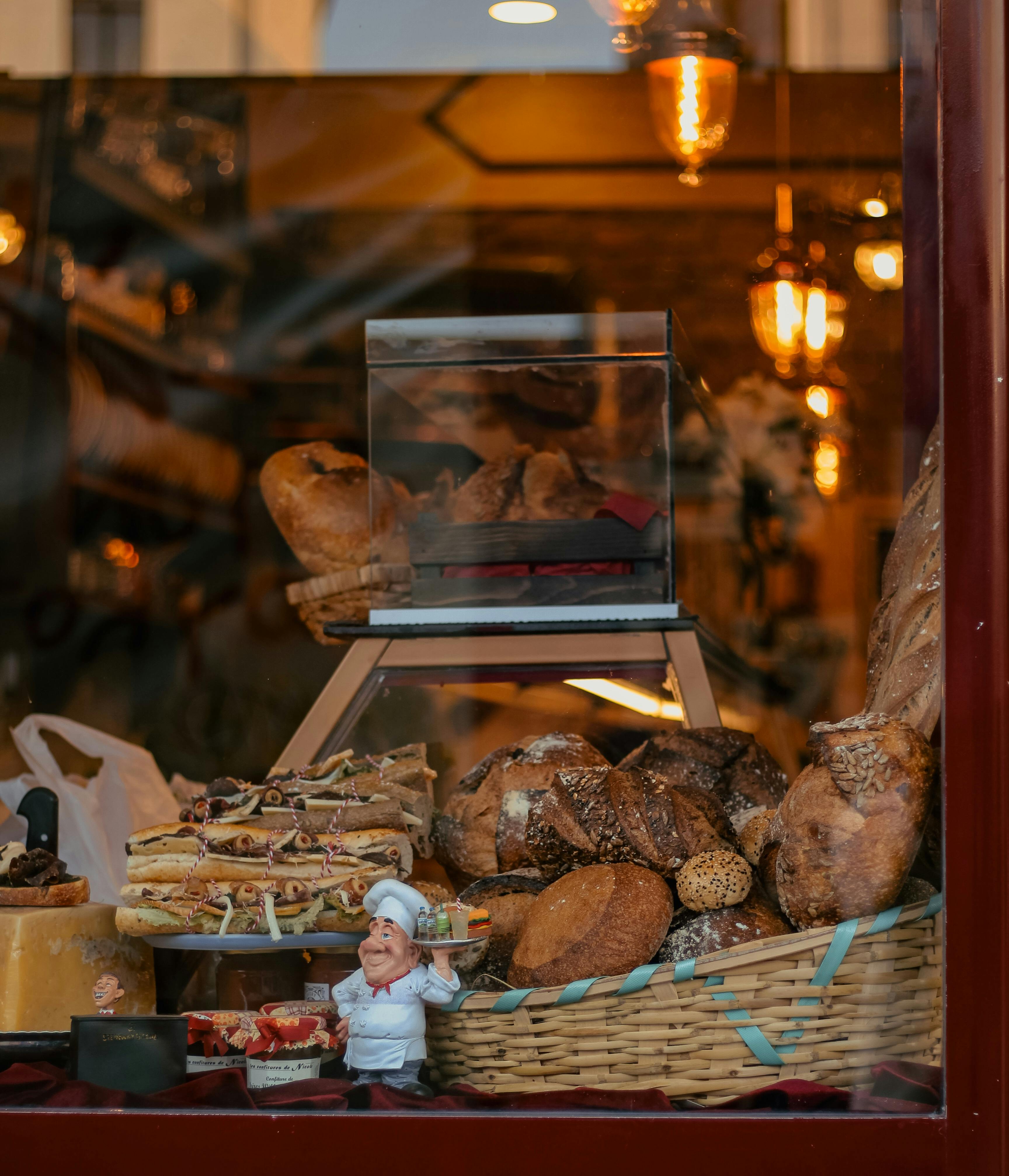 A Bakery Window Display · Free Stock Photo
