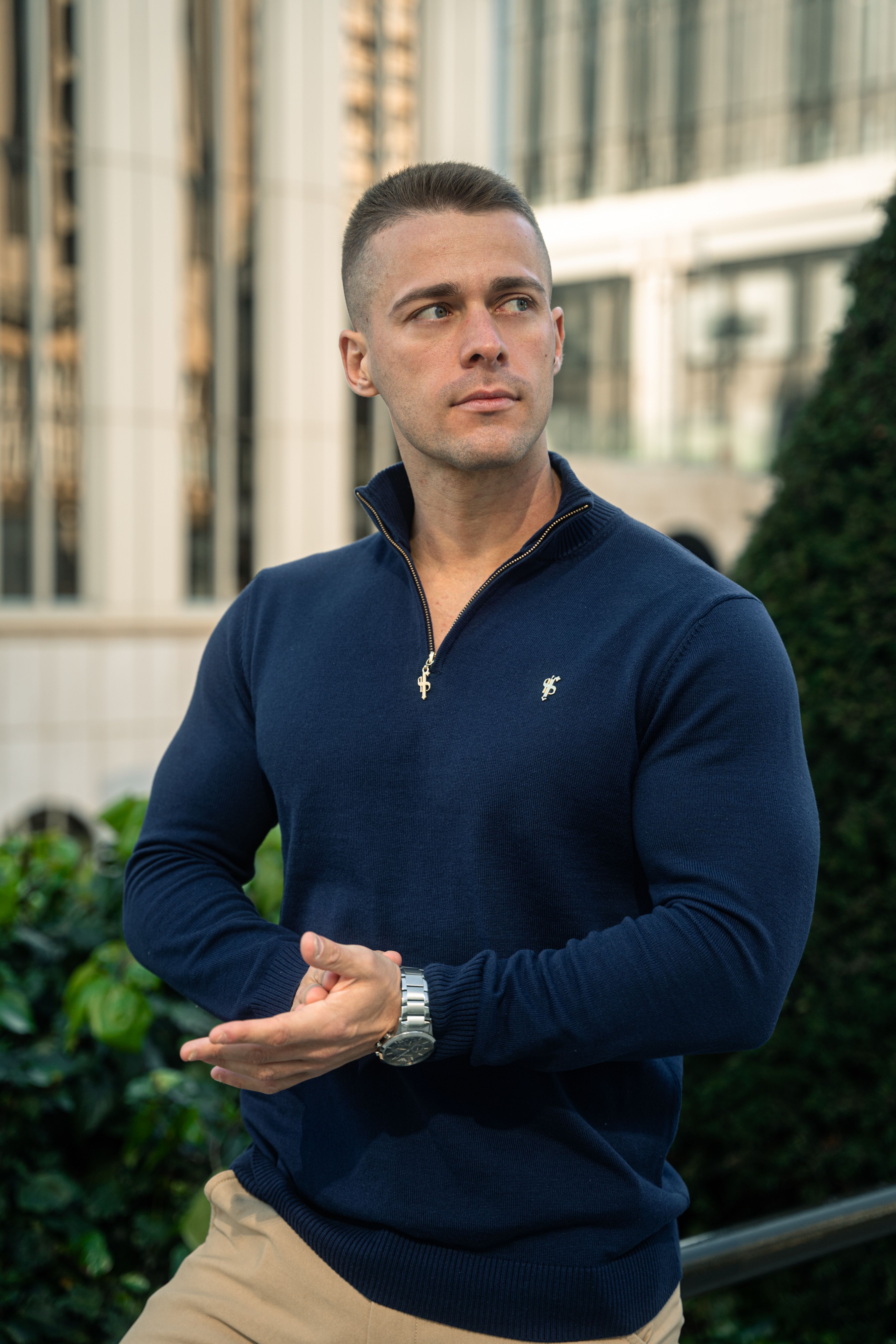 Portrait of Man in Pullover · Free Stock Photo