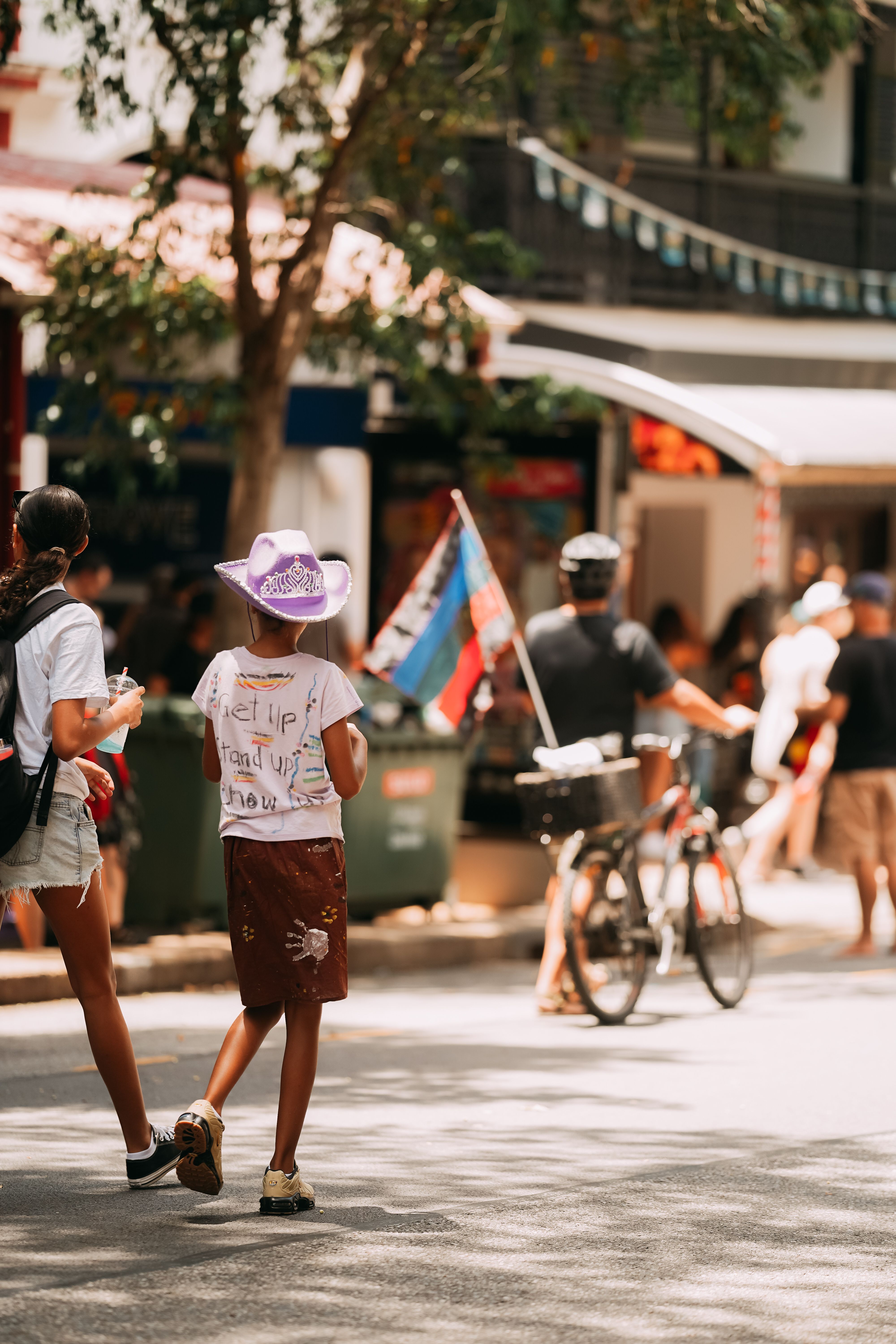 Passersby Walking Down the Street · Free Stock Photo