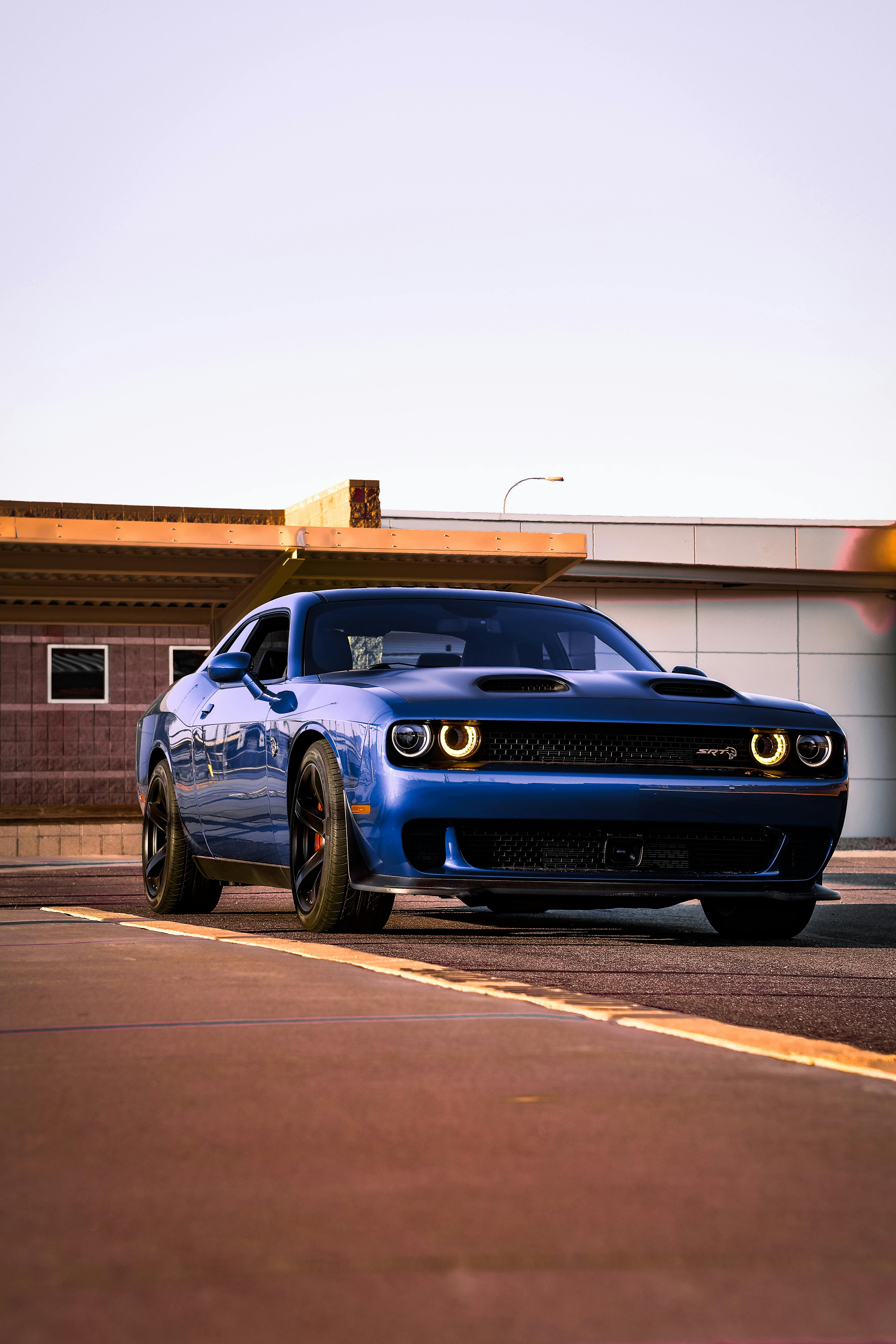 Blue Dodge Challenger · Free Stock Photo