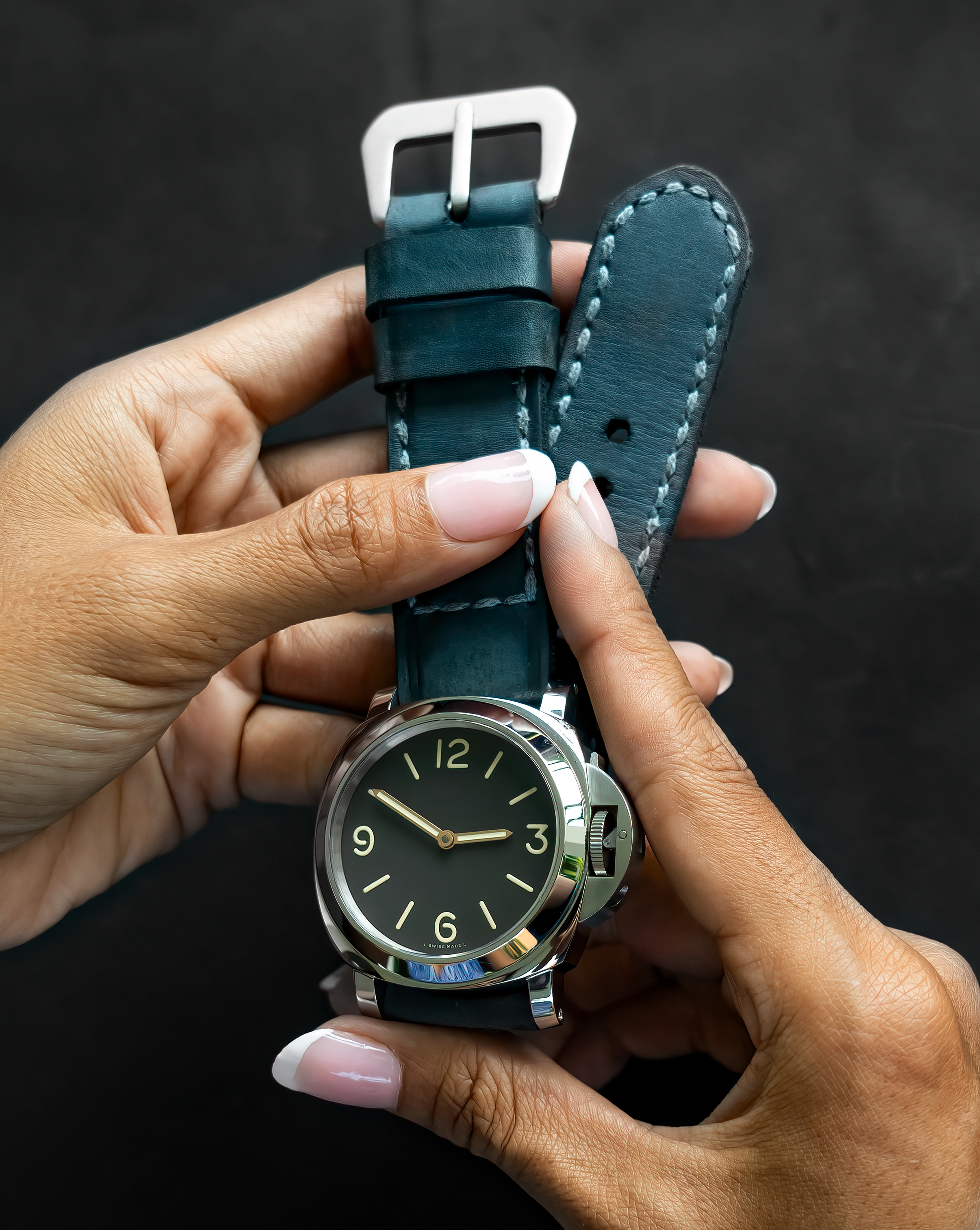 Woman Hands Holding Wristwatch · Free Stock Photo