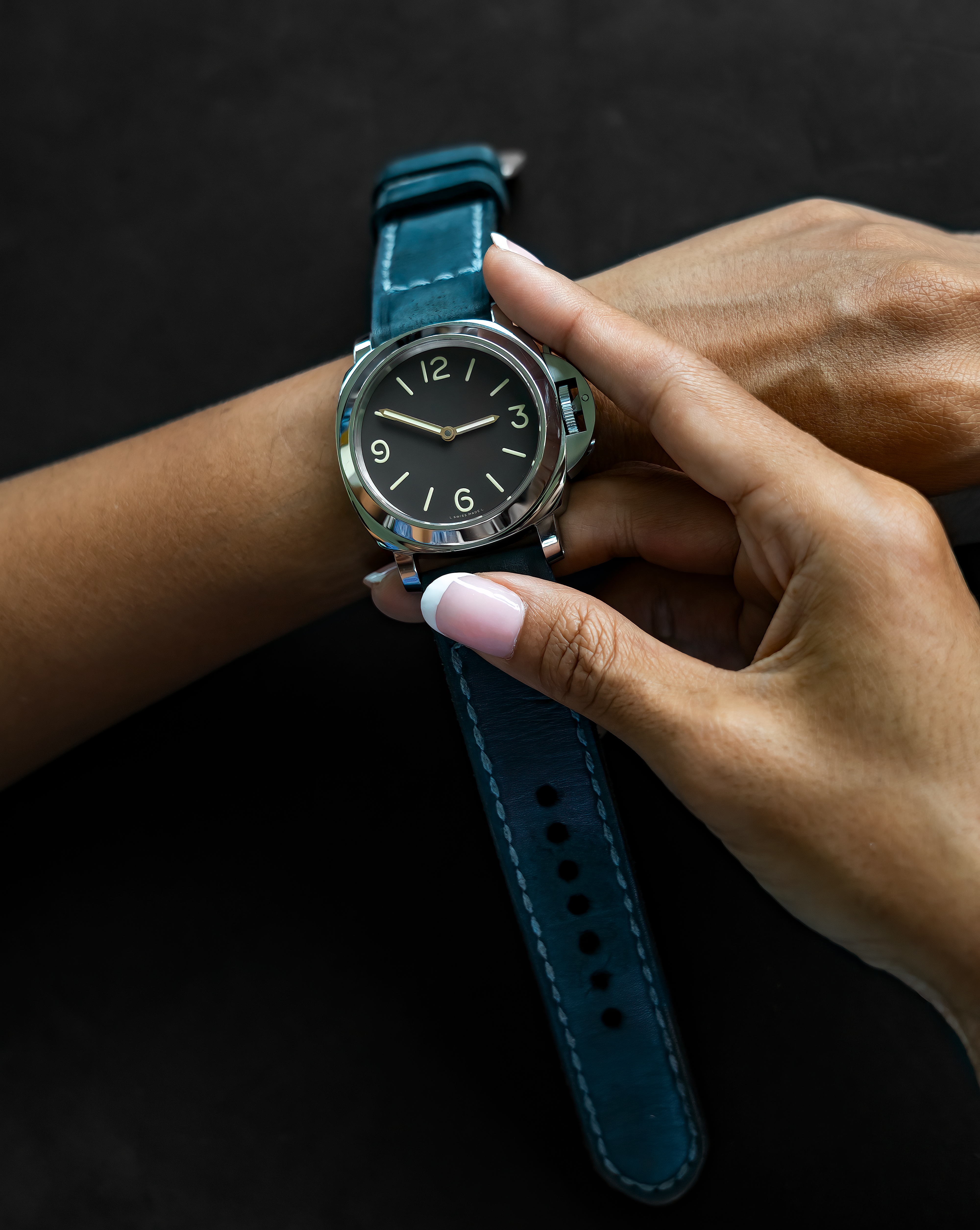Woman Fingers over Wristwatch · Free Stock Photo