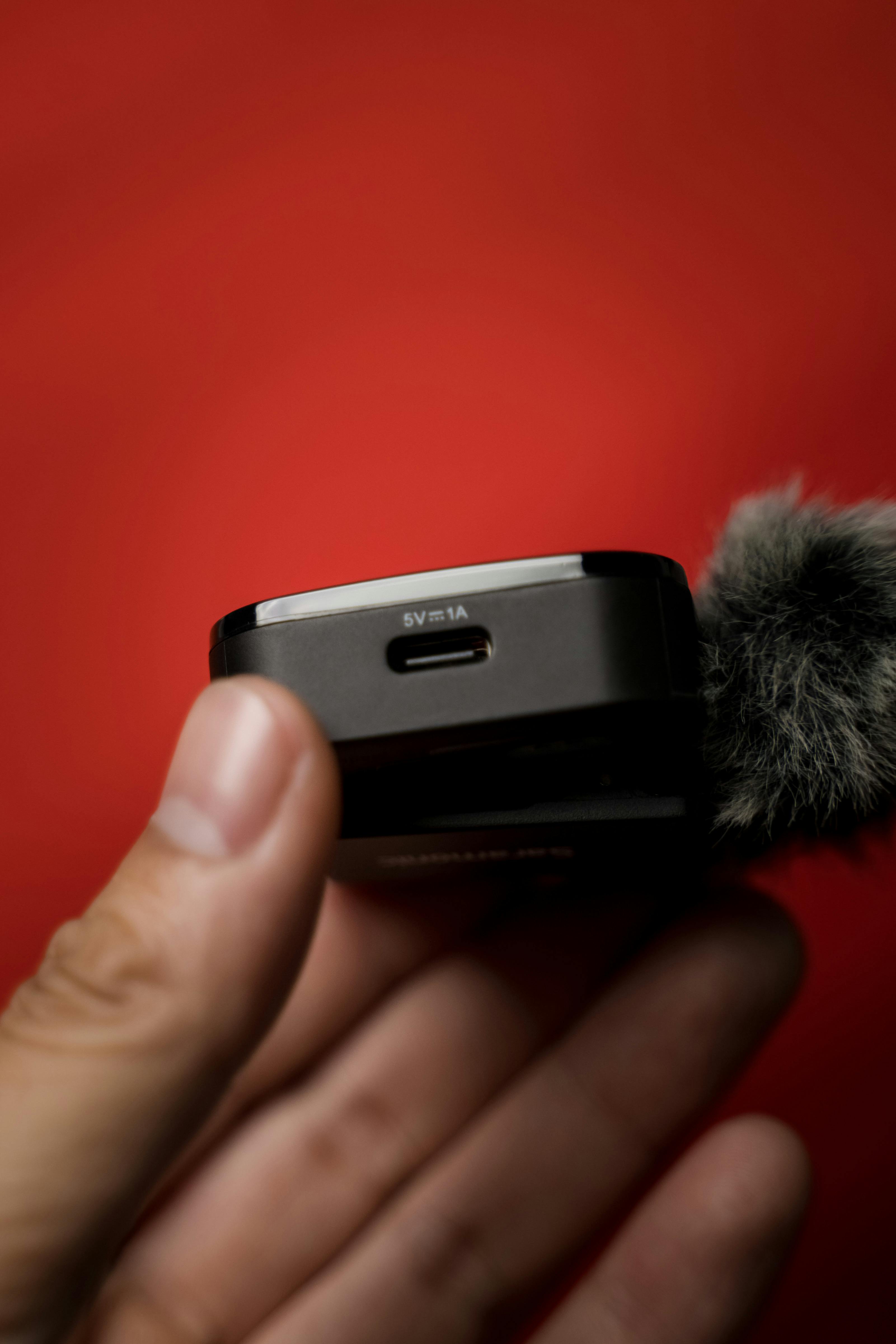 Wireless Microphone Charging Port · Free Stock Photo