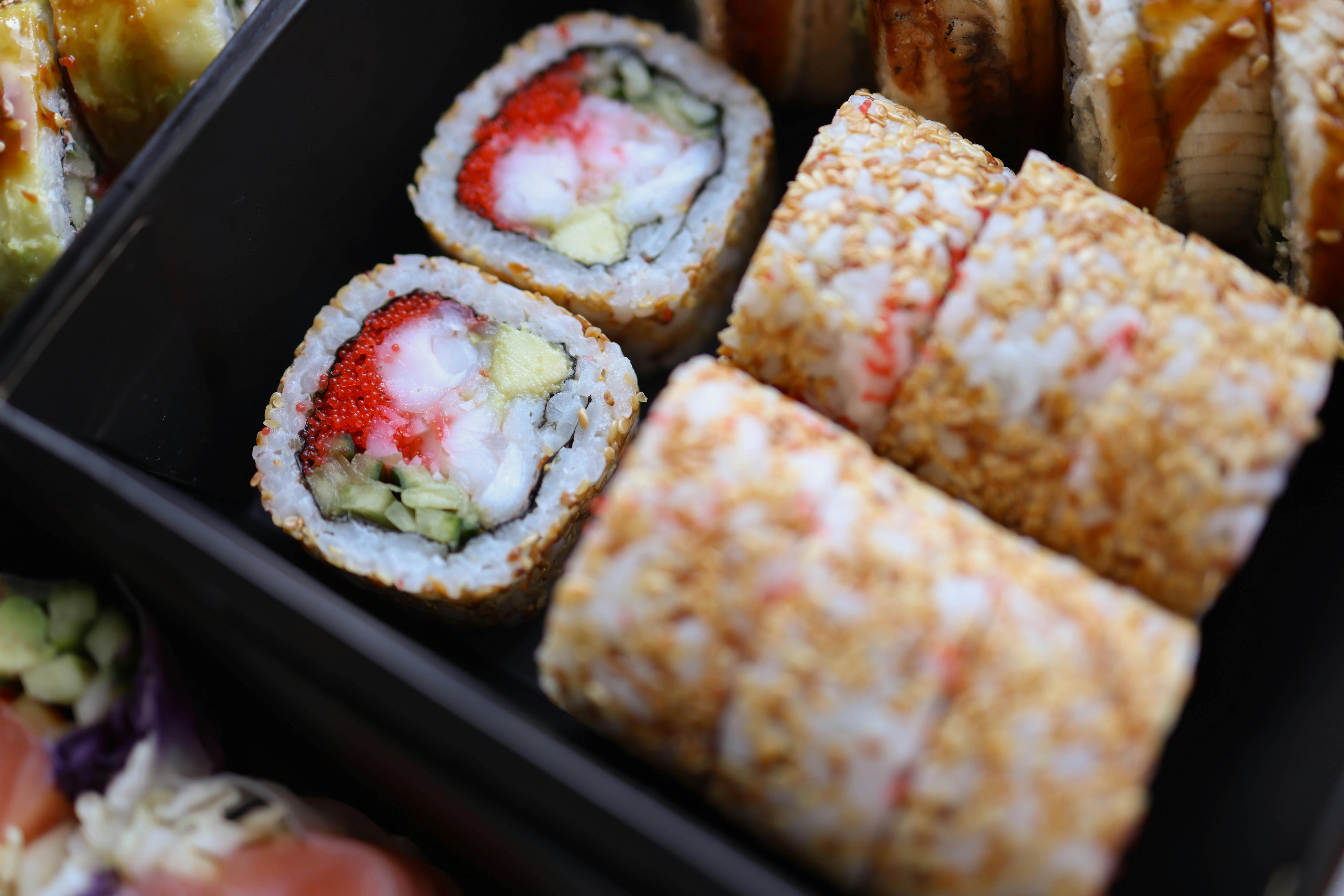 Sushi in Box · Free Stock Photo
