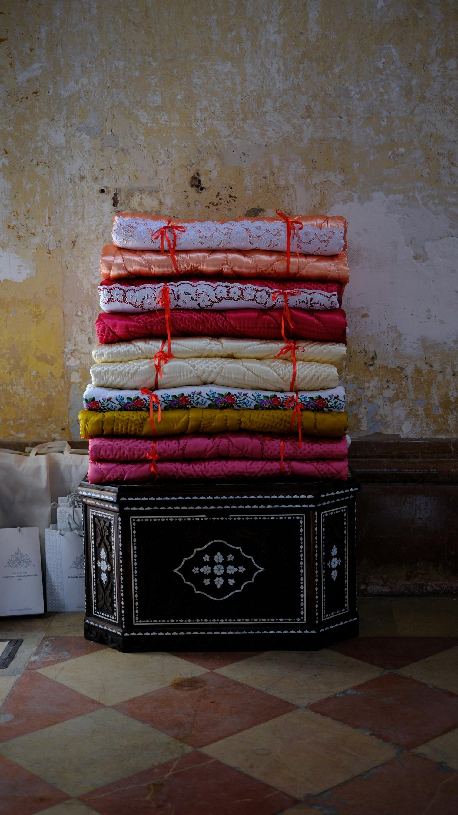 Pile of Colorful Blankets · Free Stock Photo