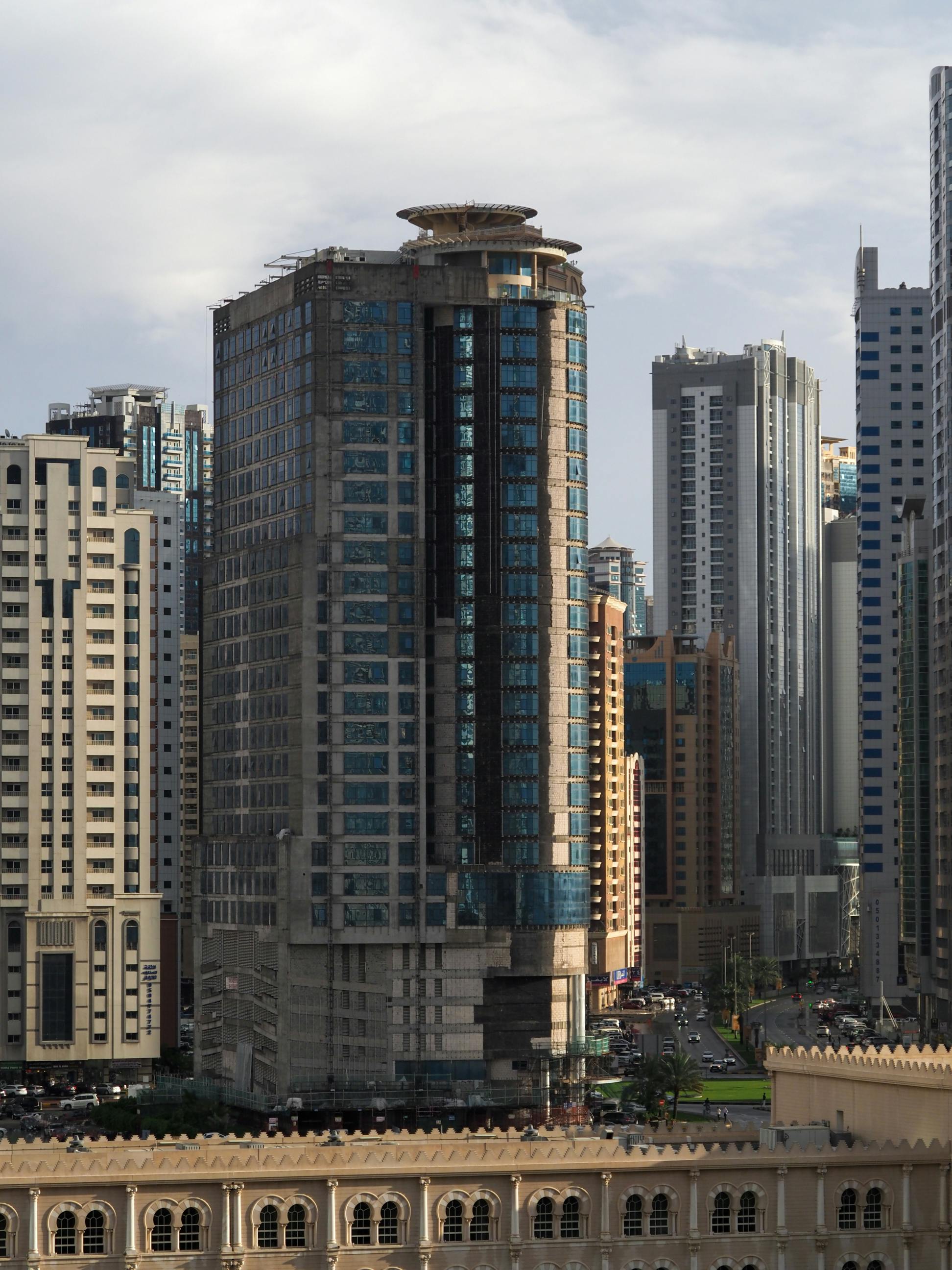A view of tall buildings in a city · Free Stock Photo