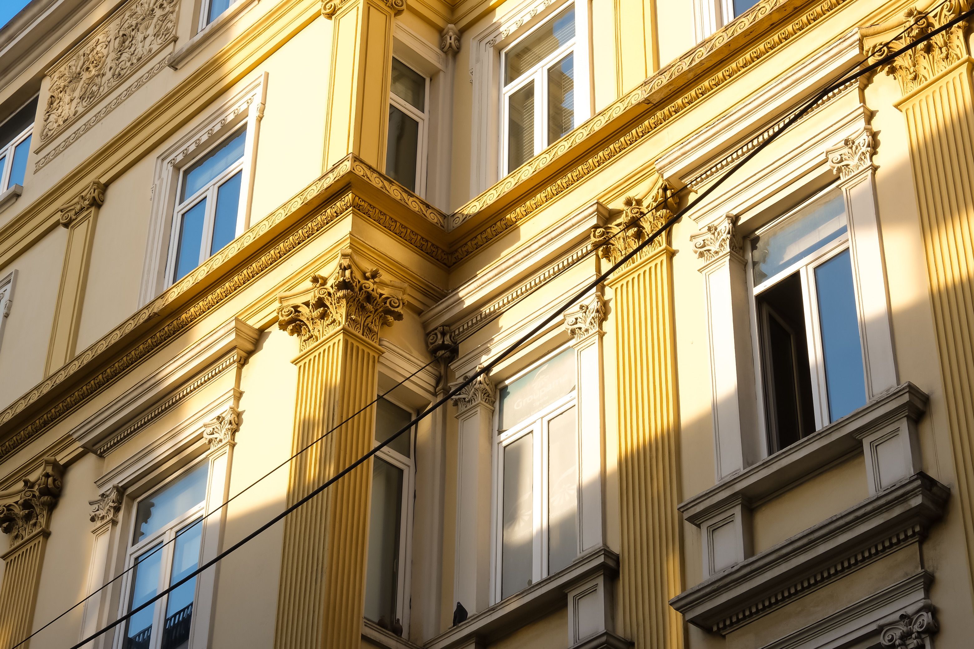 Exterior of a Yellow Building · Free Stock Photo