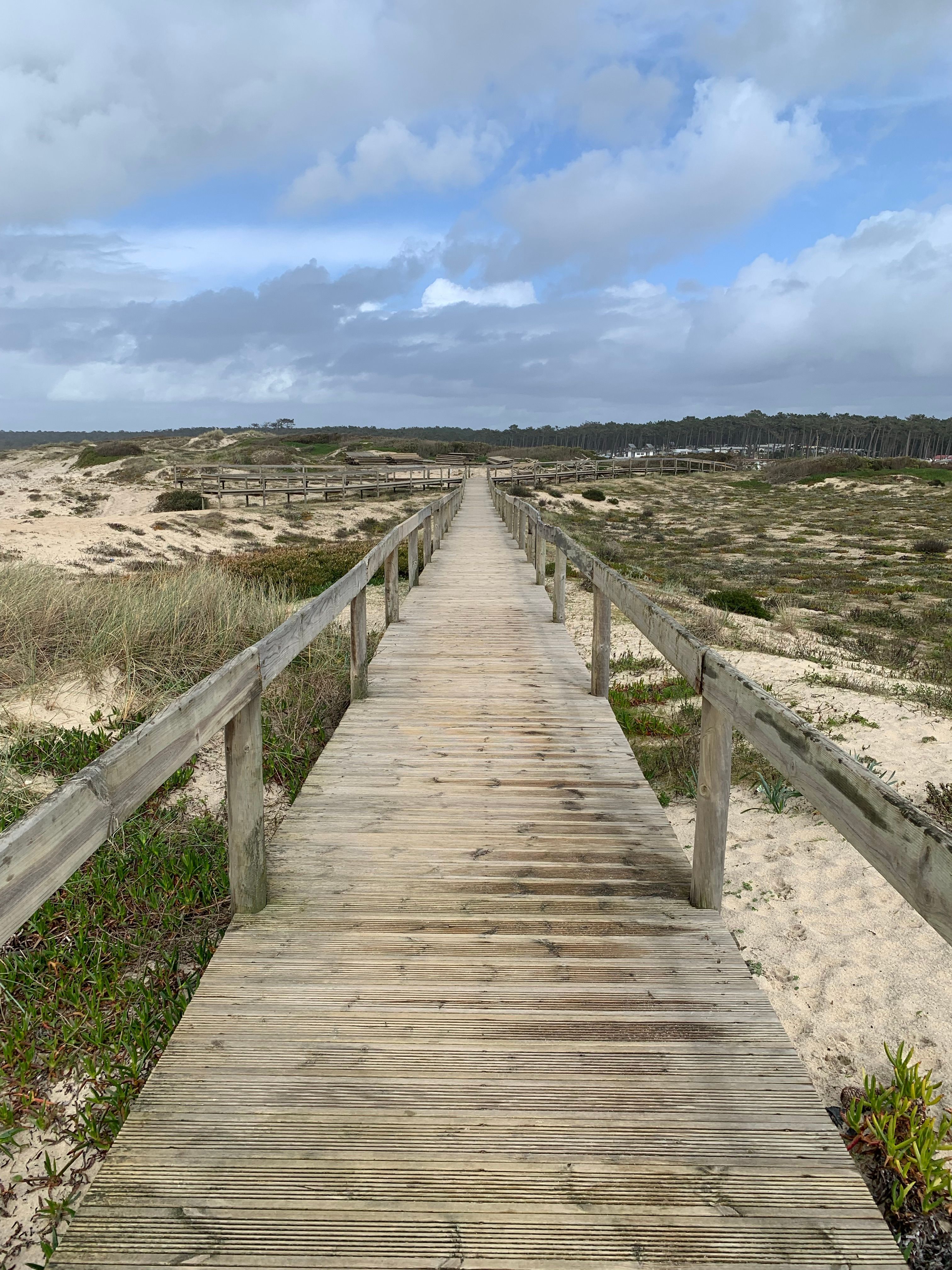 View of a Boardwalk on a Beach · Free Stock Photo