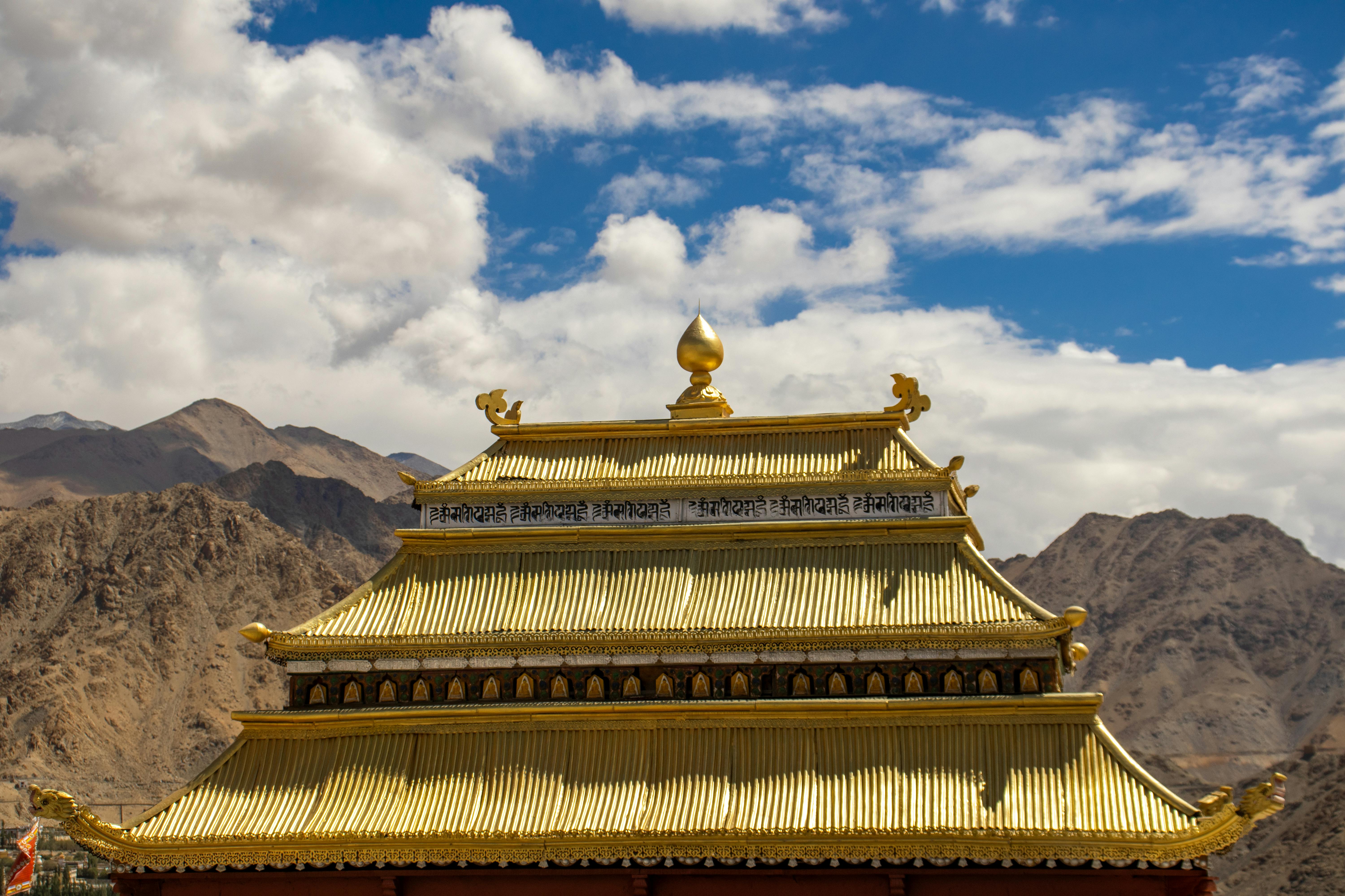 Gold Bell Post · Free Stock Photo