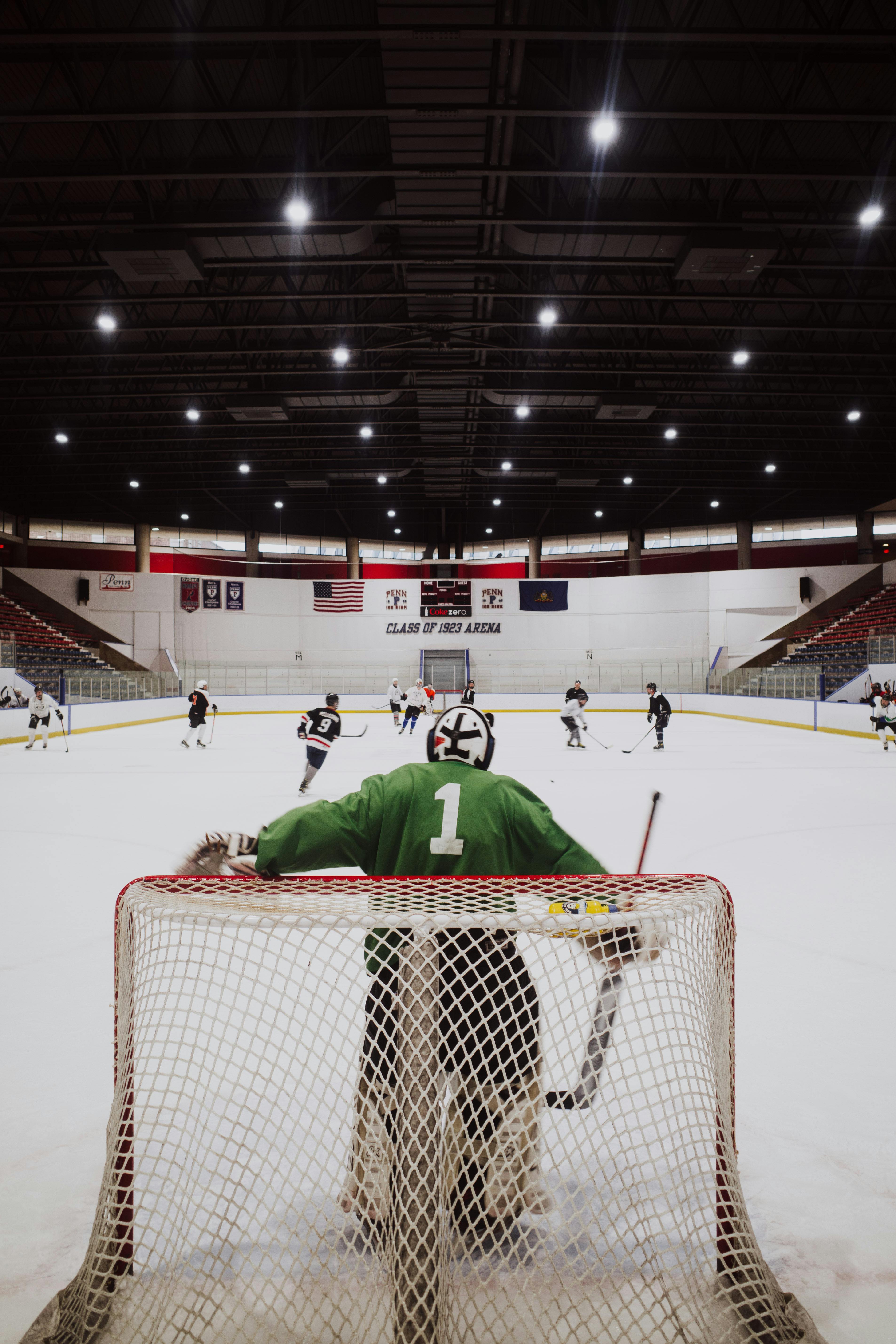 Hockey Game on Ice Rink · Free Stock Photo