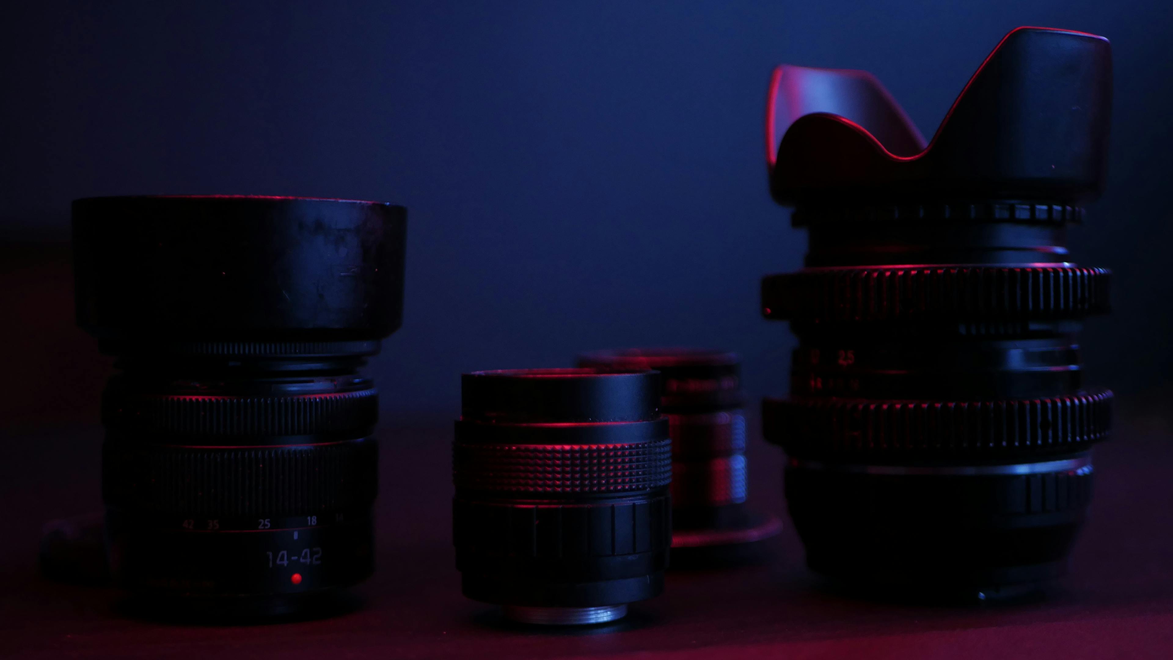 Four Camera Lenses · Free Stock Photo