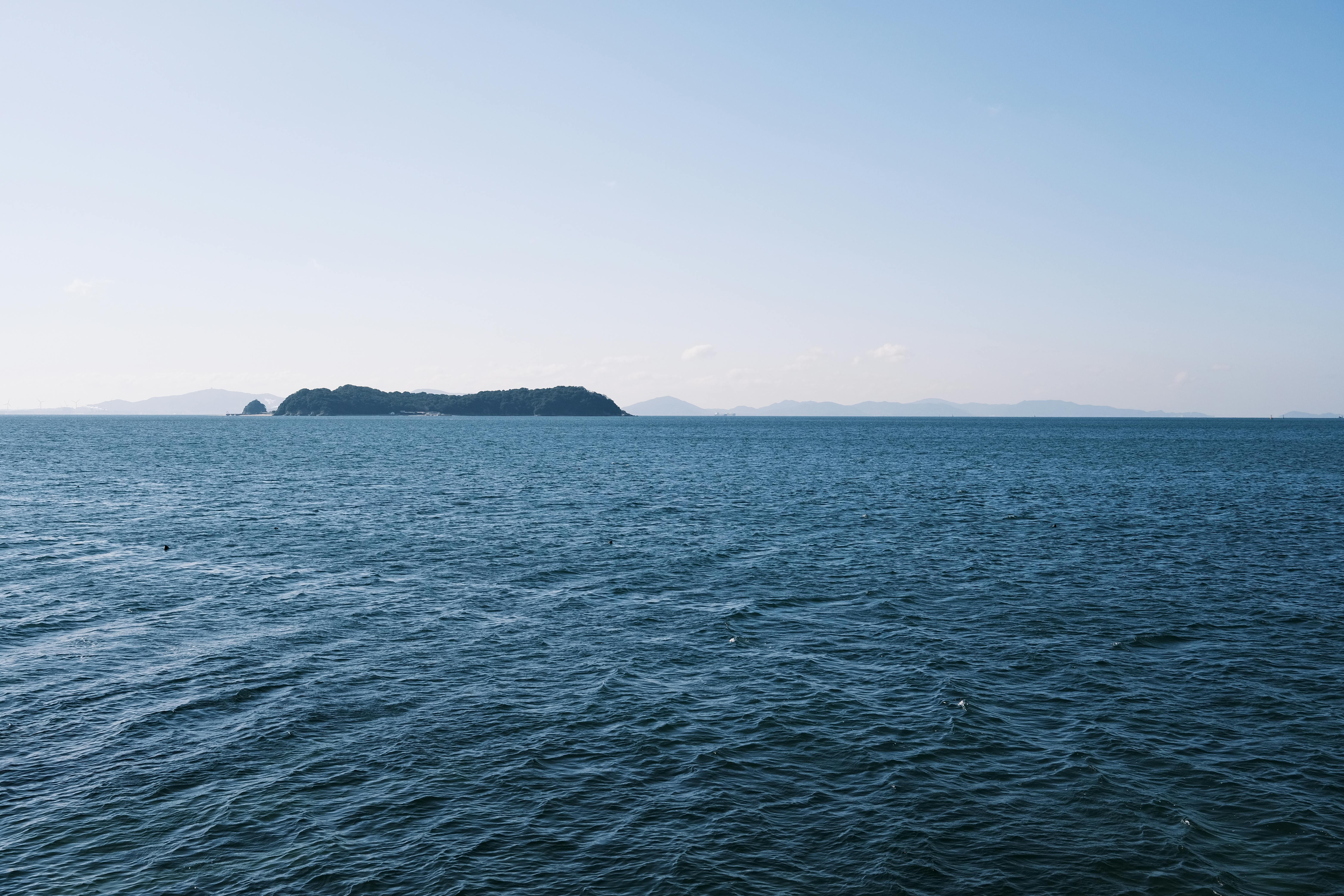 View of Blue Water and Islands in Distance · Free Stock Photo