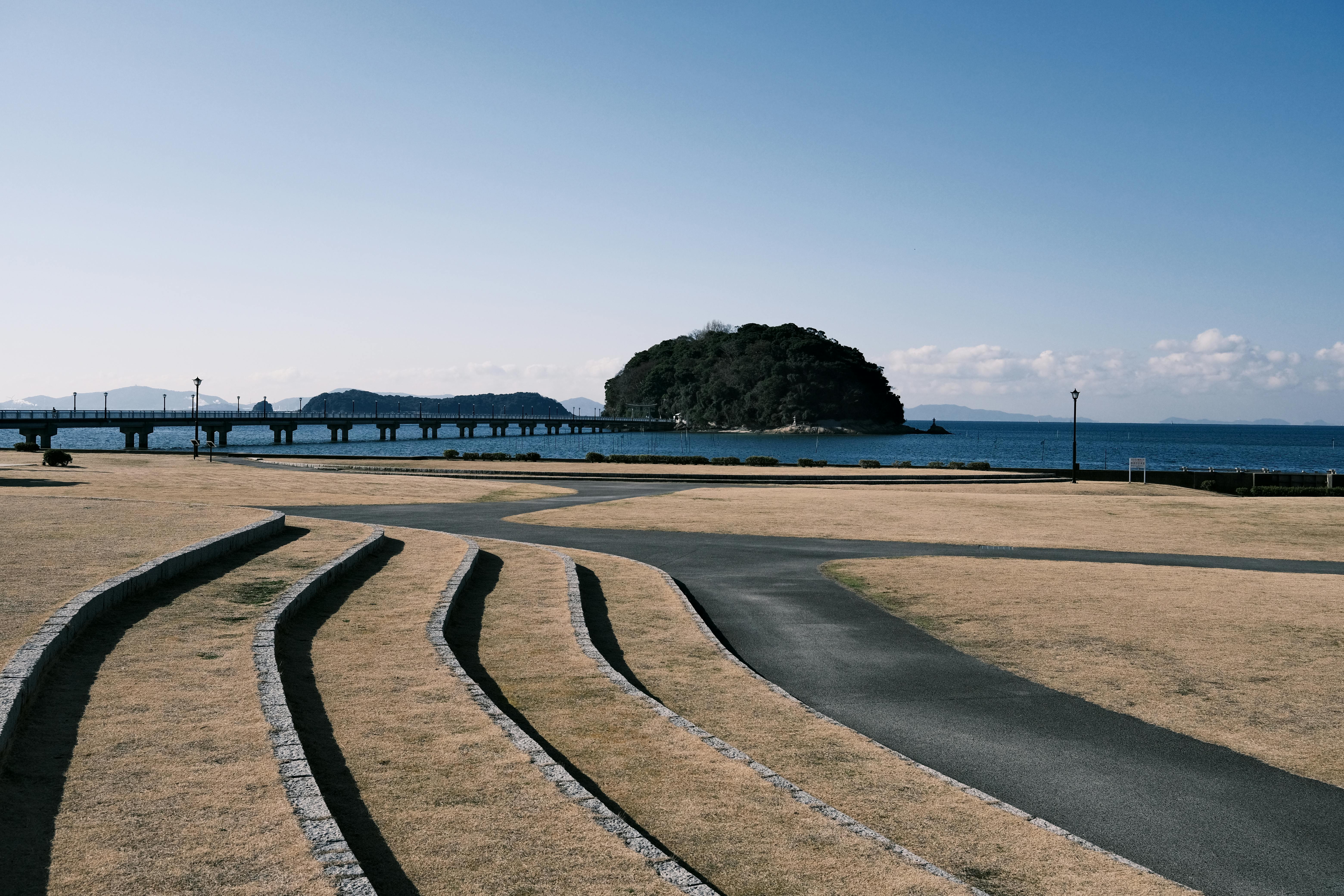 Park and Bridge on Sea Coast in Japan · Free Stock Photo