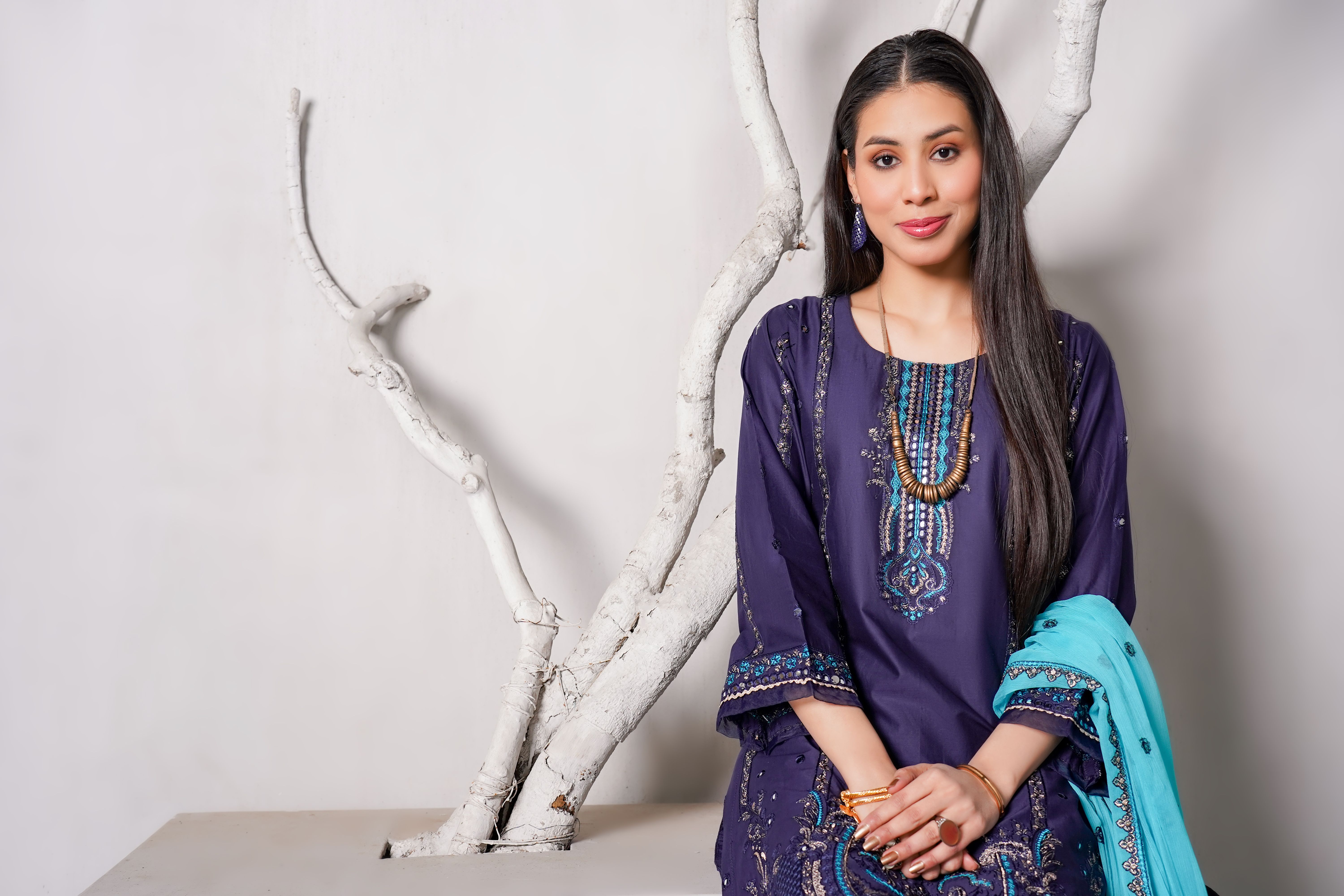 Young Woman Wearing Traditional, Elegant Clothing · Free Stock Photo
