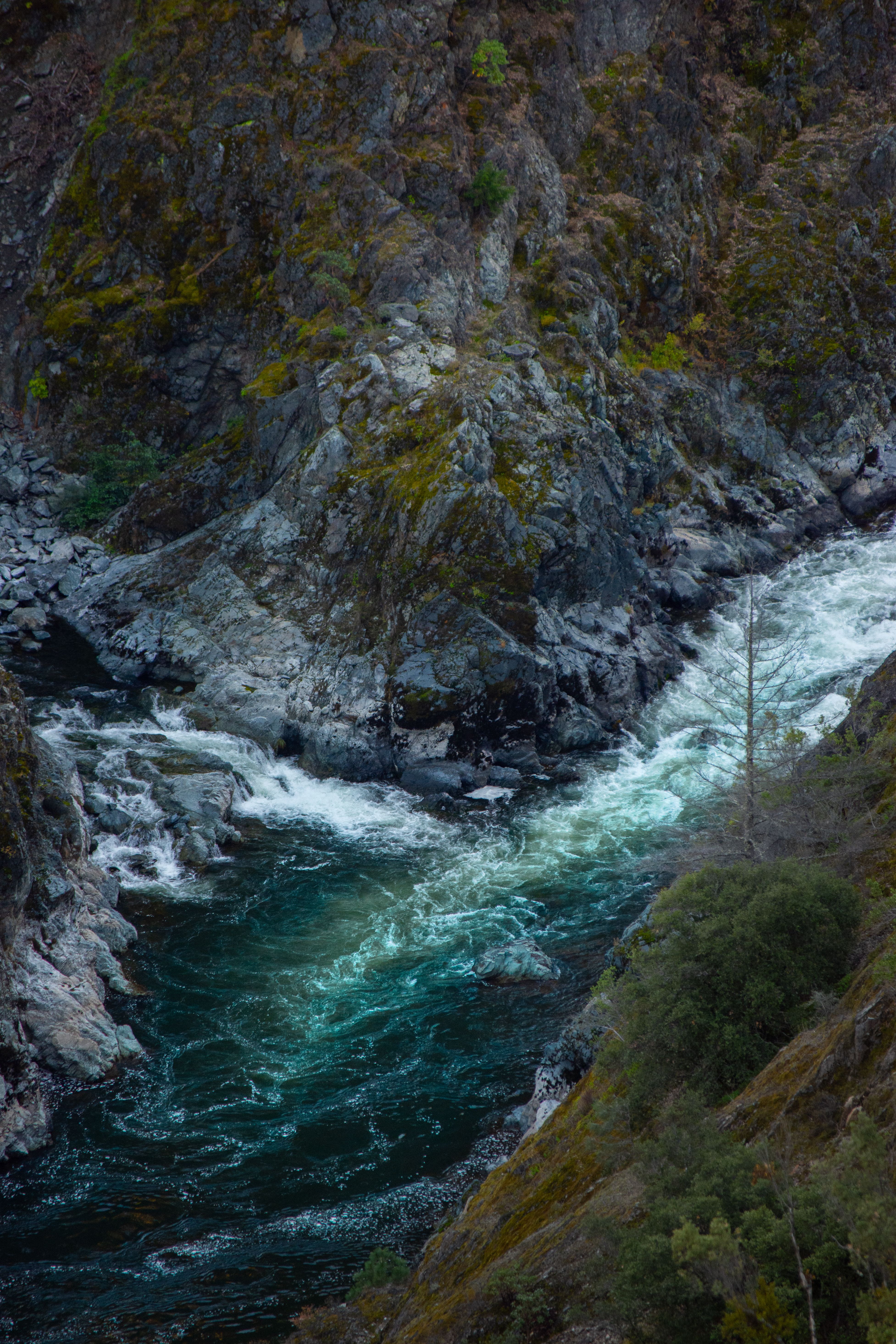 Rocks on Hill over River · Free Stock Photo