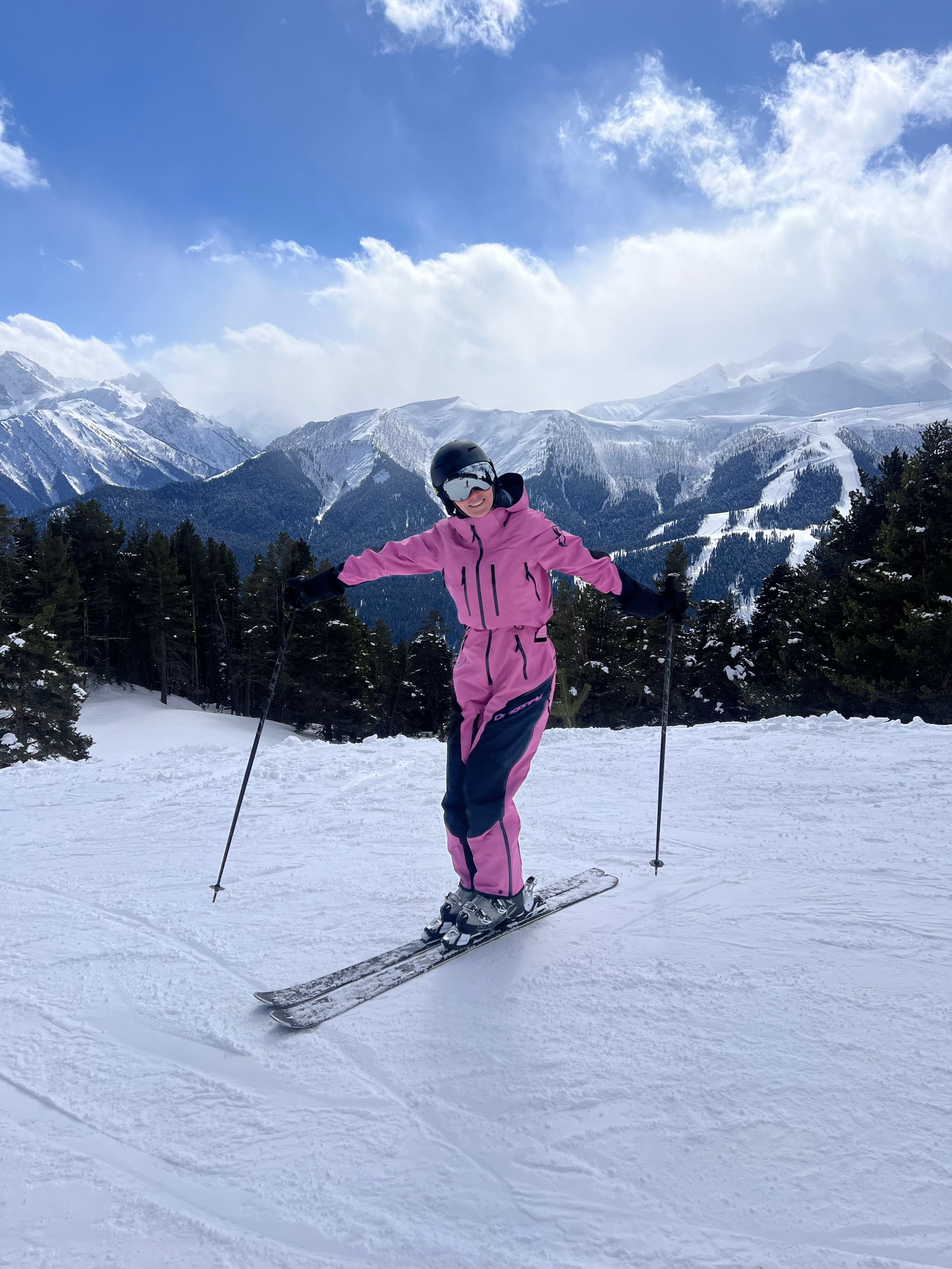 Two Women Skiing on Snow · Free Stock Photo