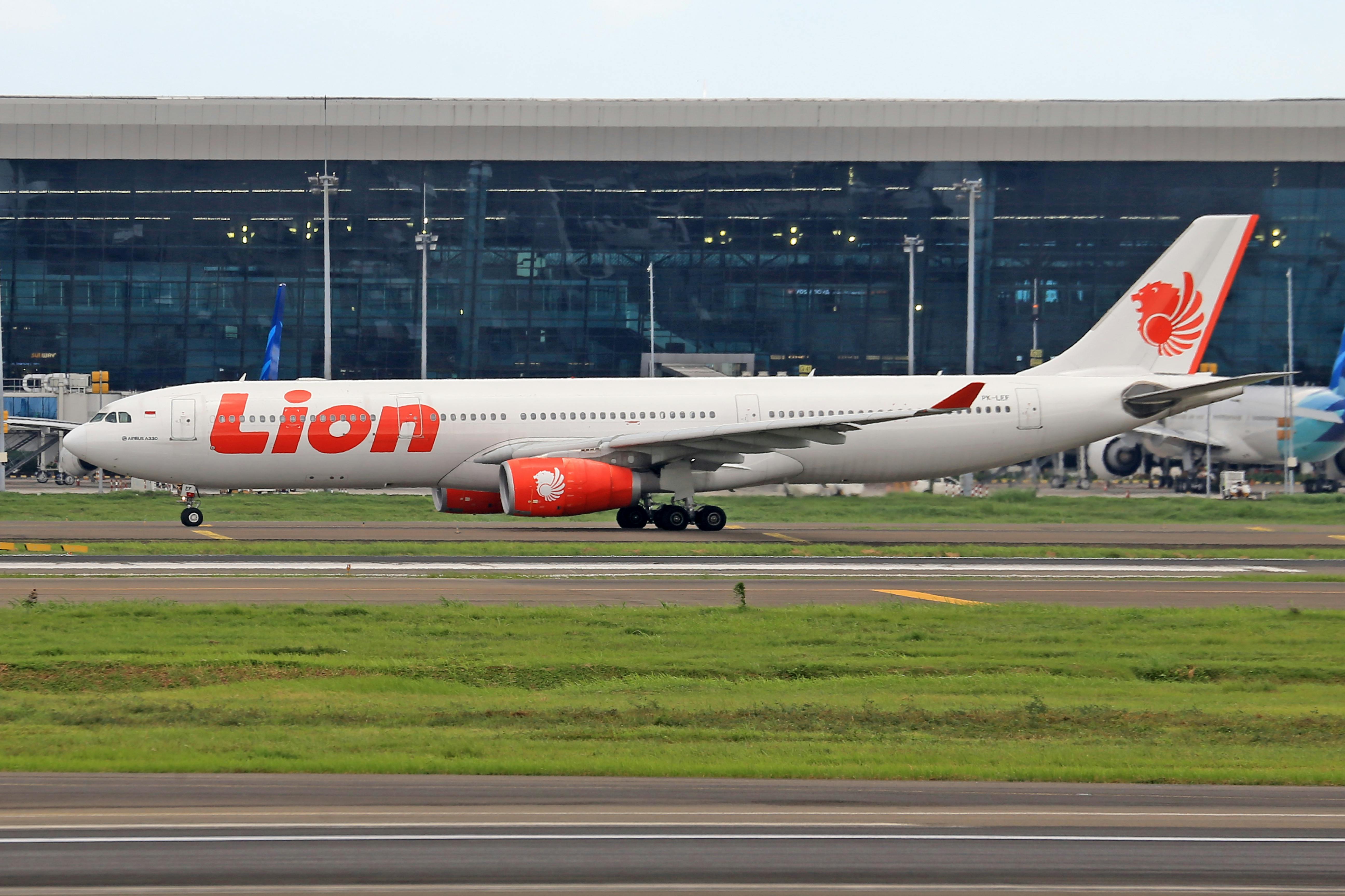 Lion Air Airplane at Airport · Free Stock Photo