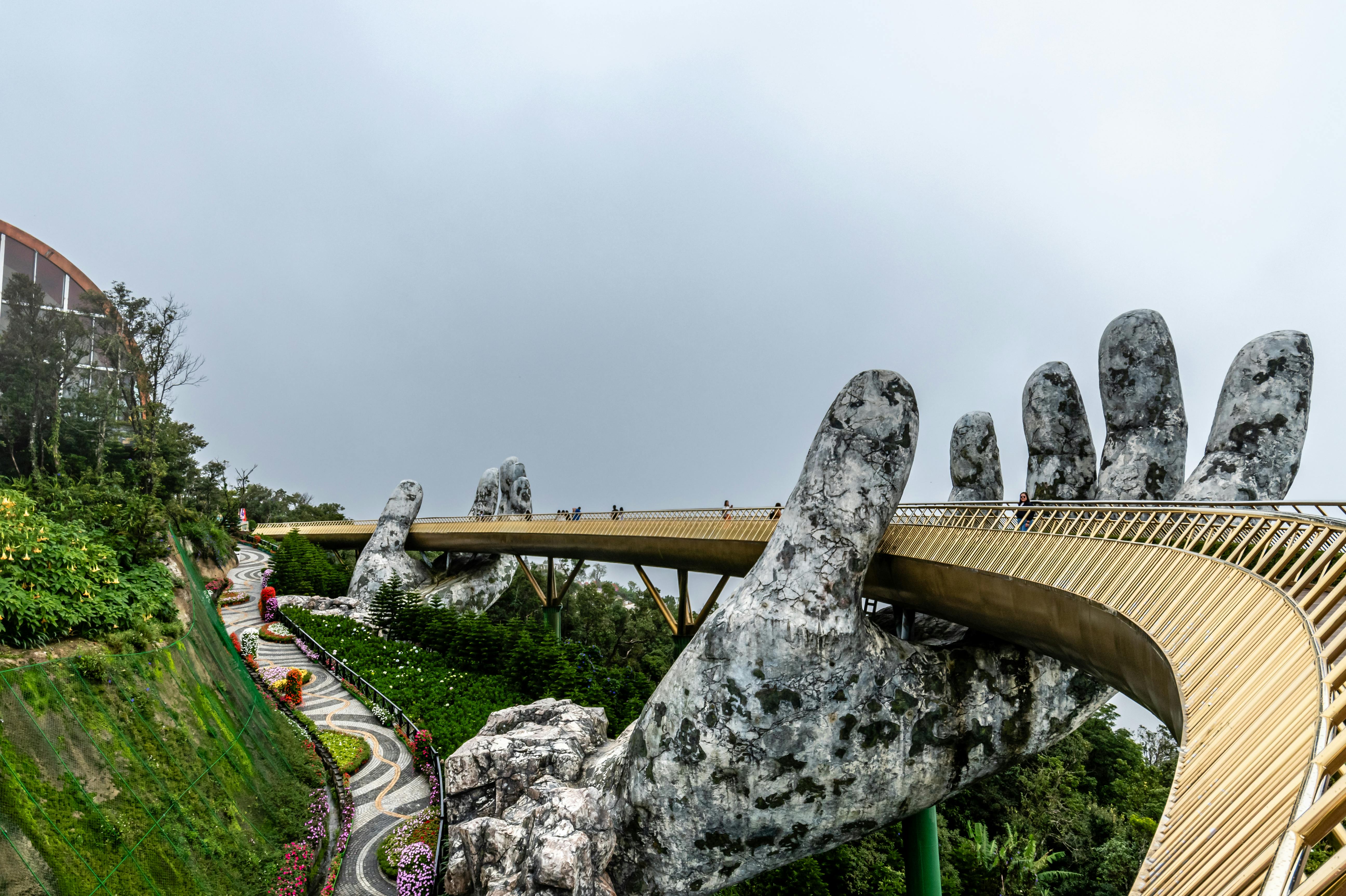 Golden Hand Bridge in Da Nang in Vietnam · Free Stock Photo