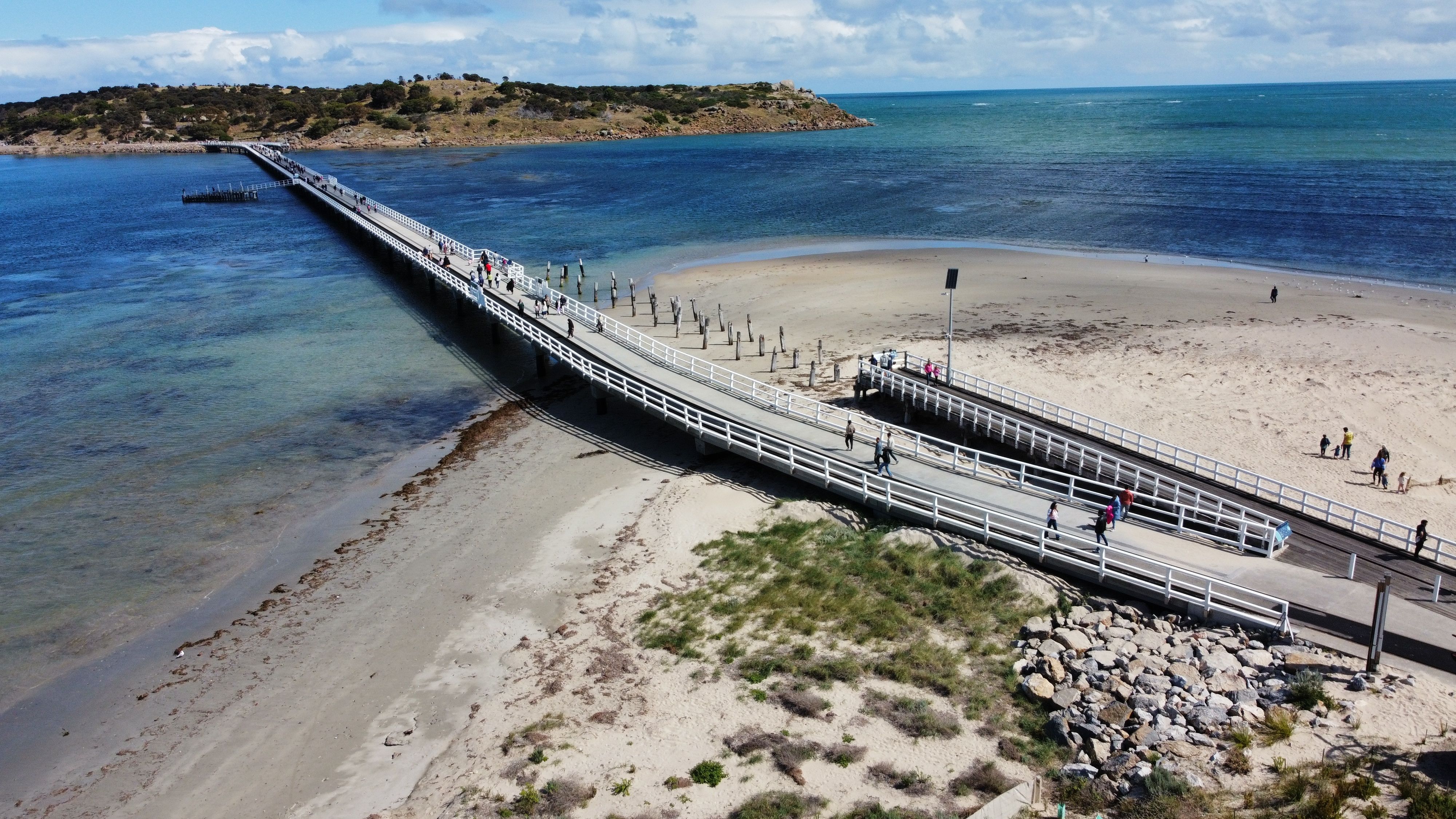 Footbridge to Island on Sea Coast · Free Stock Photo