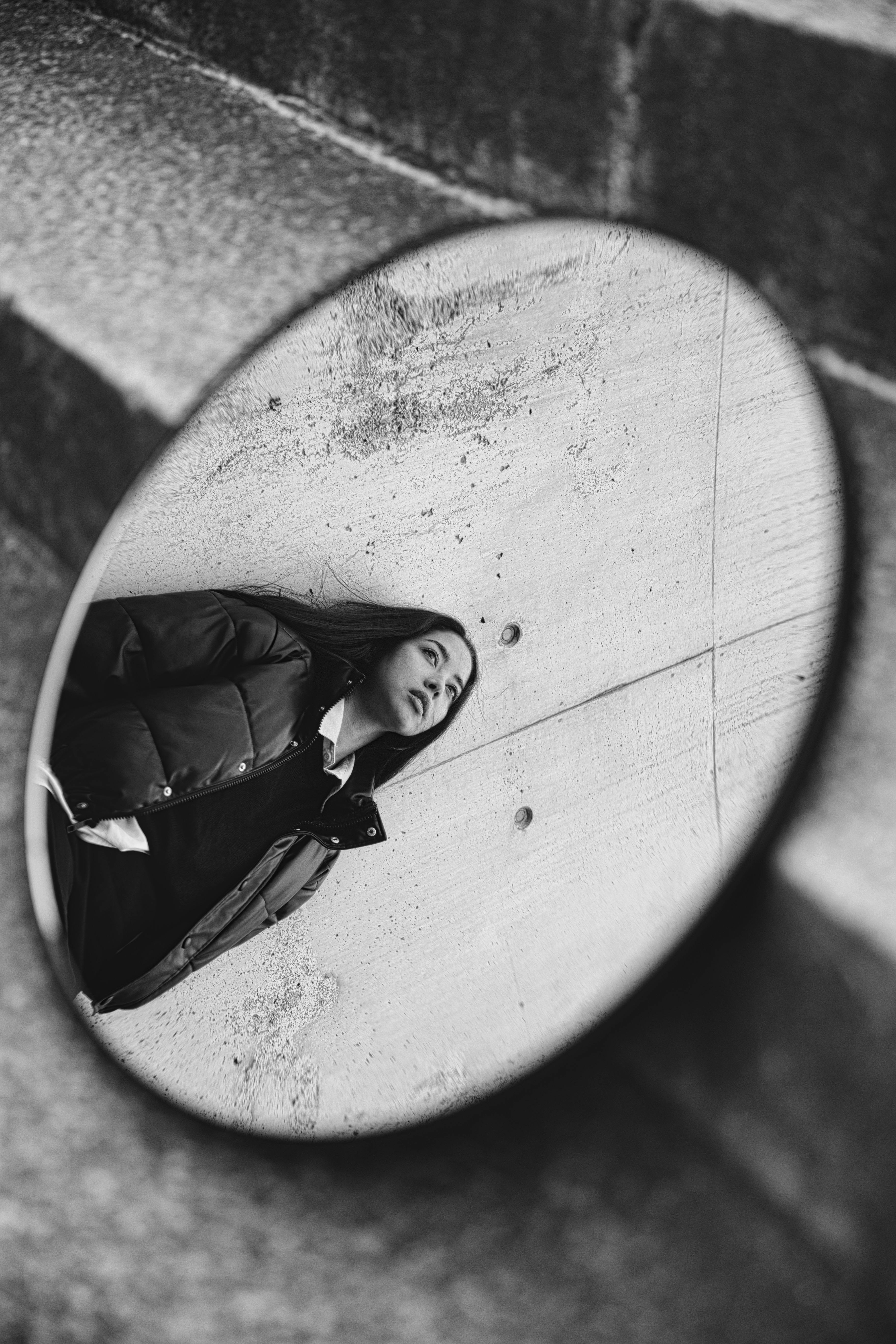 Woman Reflection in Mirror · Free Stock Photo