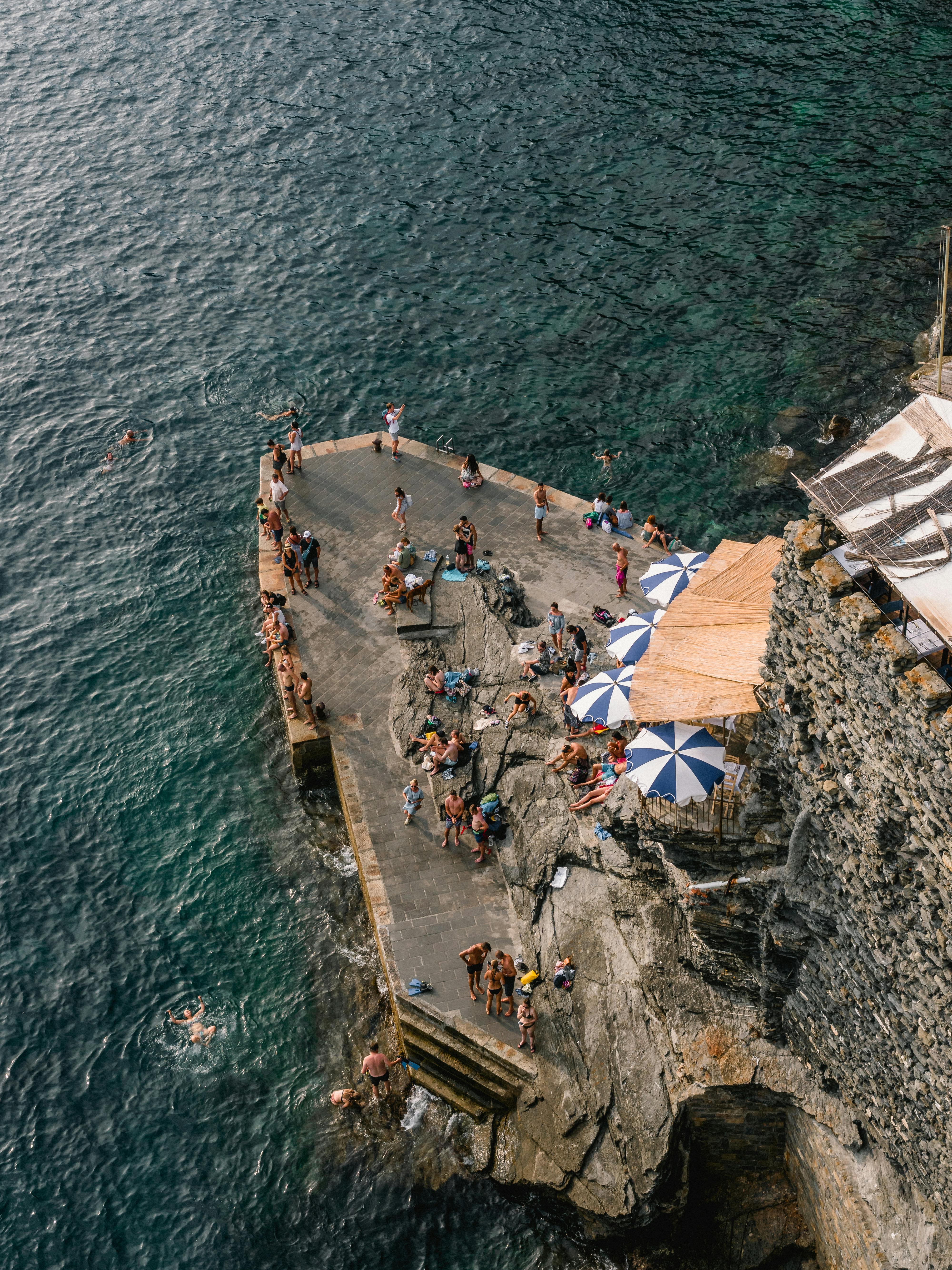 Aerial View of Boat Dock · Free Stock Photo