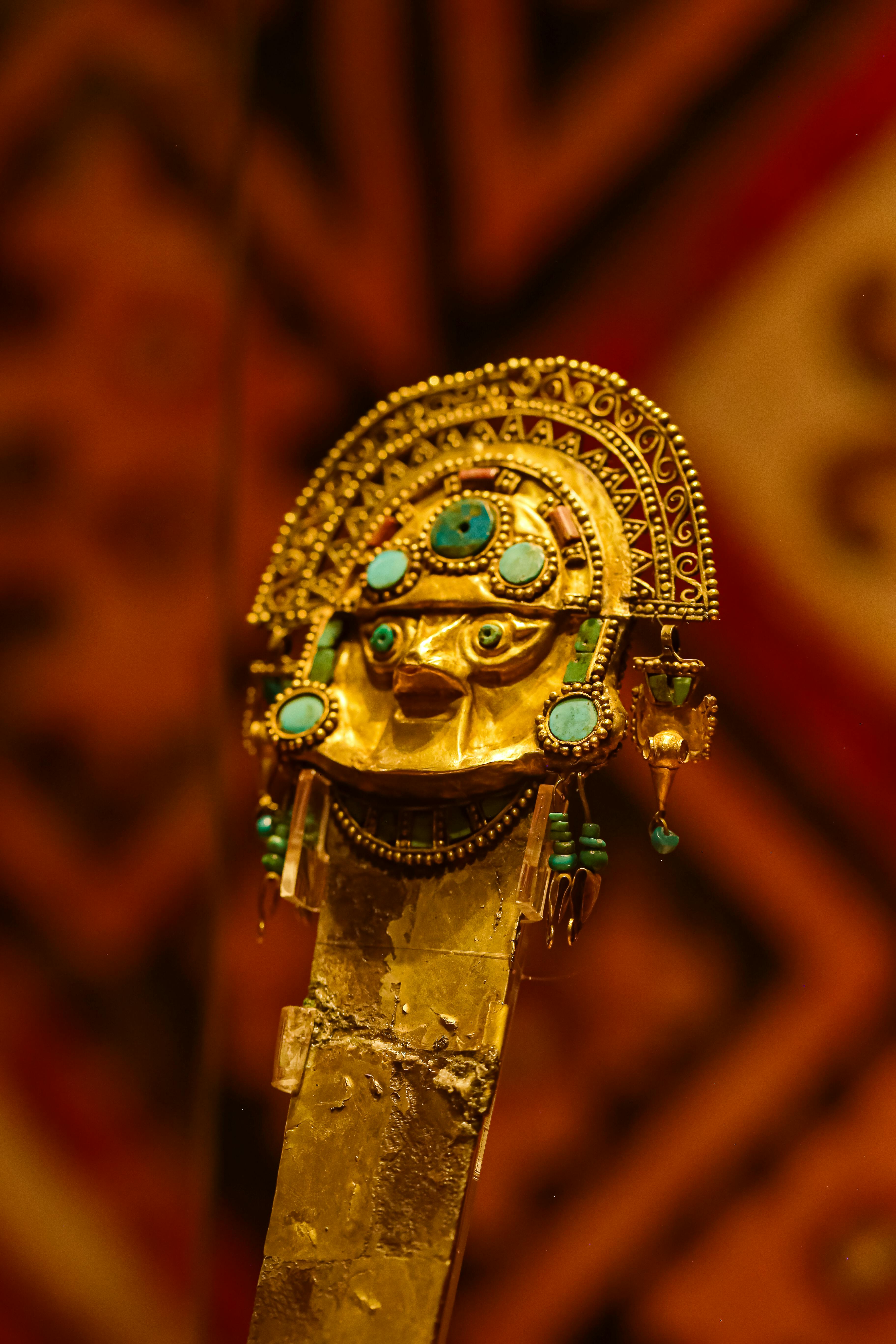 Golden Pre-Columbian Jewellery · Free Stock Photo