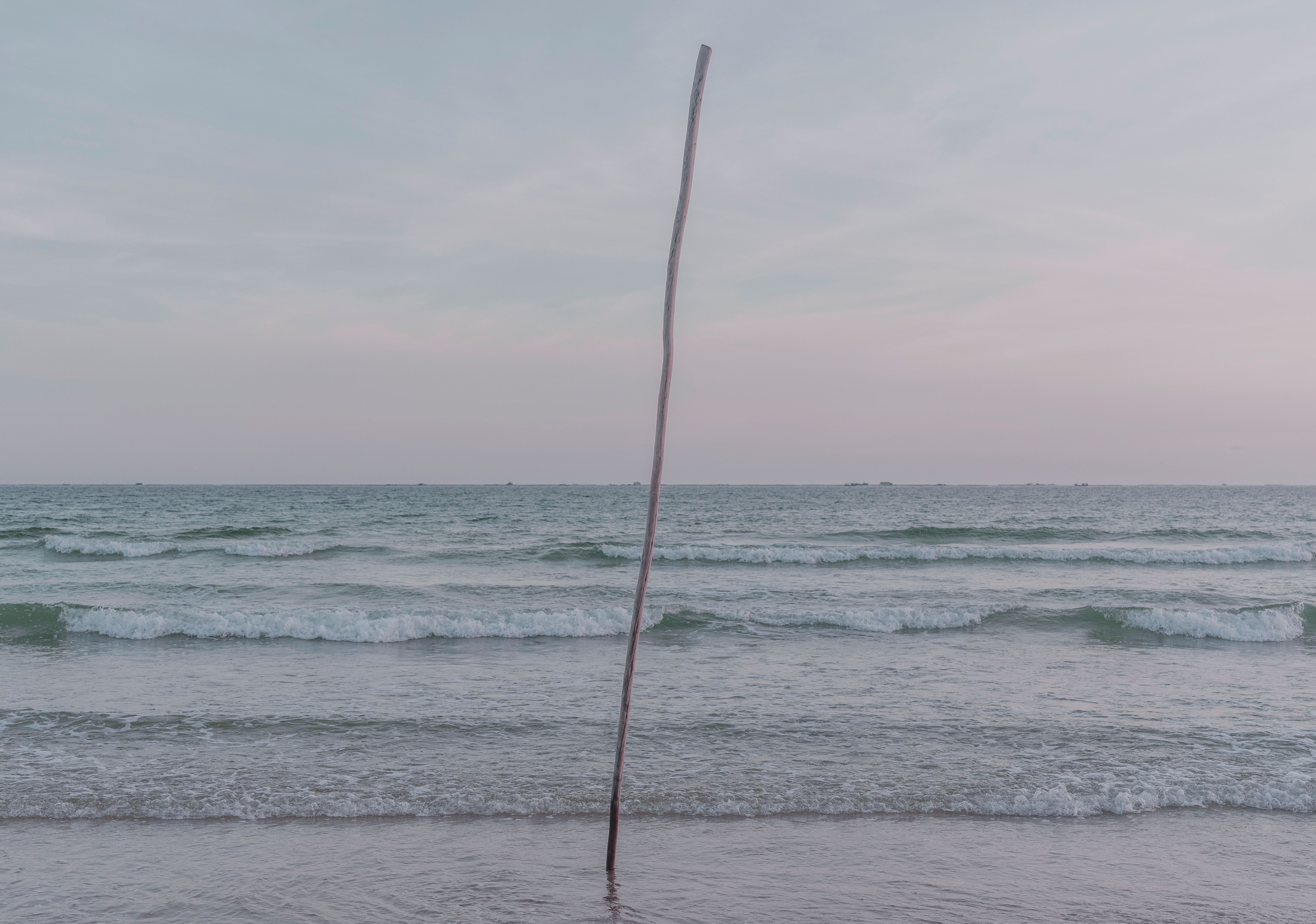 A stick in the sand at the beach · Free Stock Photo