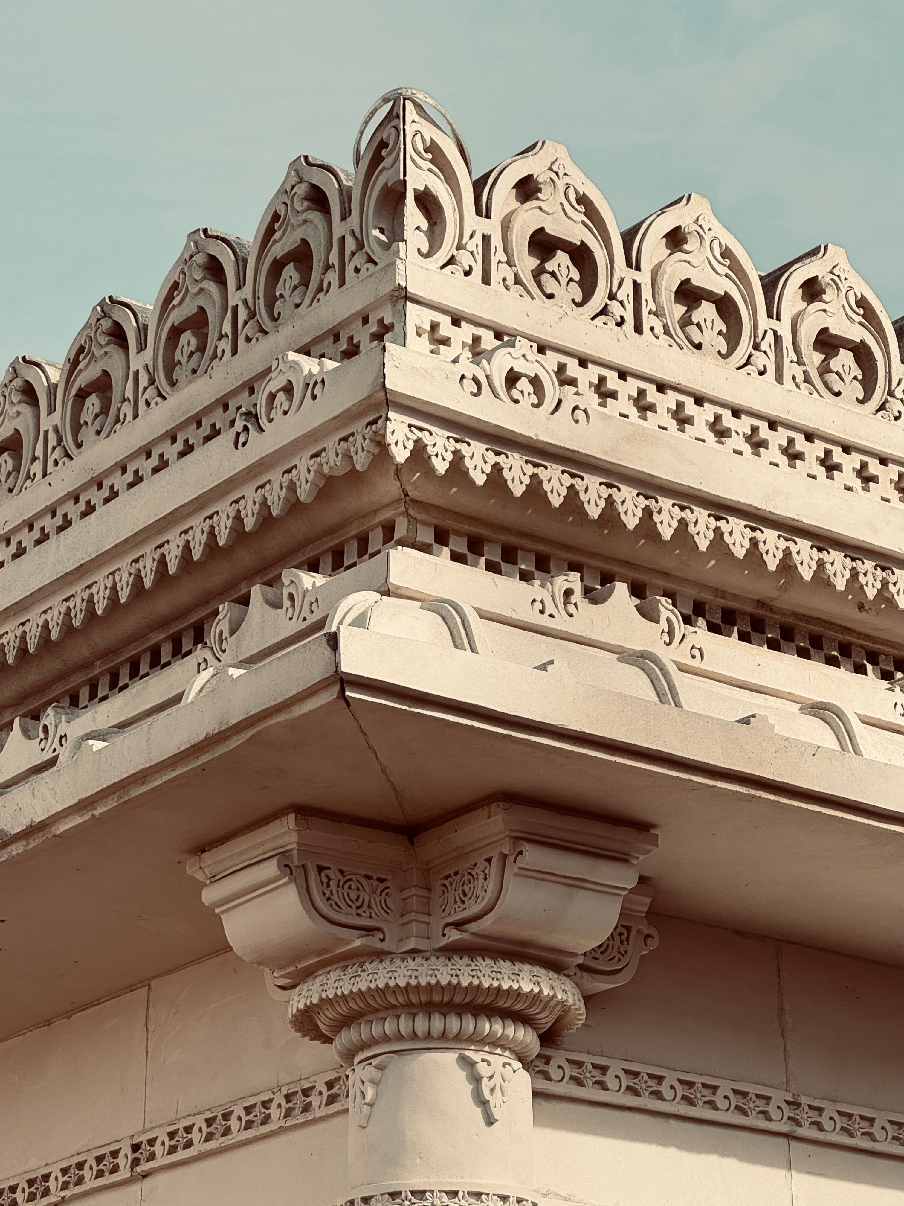 Ornamented Building Corner · Free Stock Photo