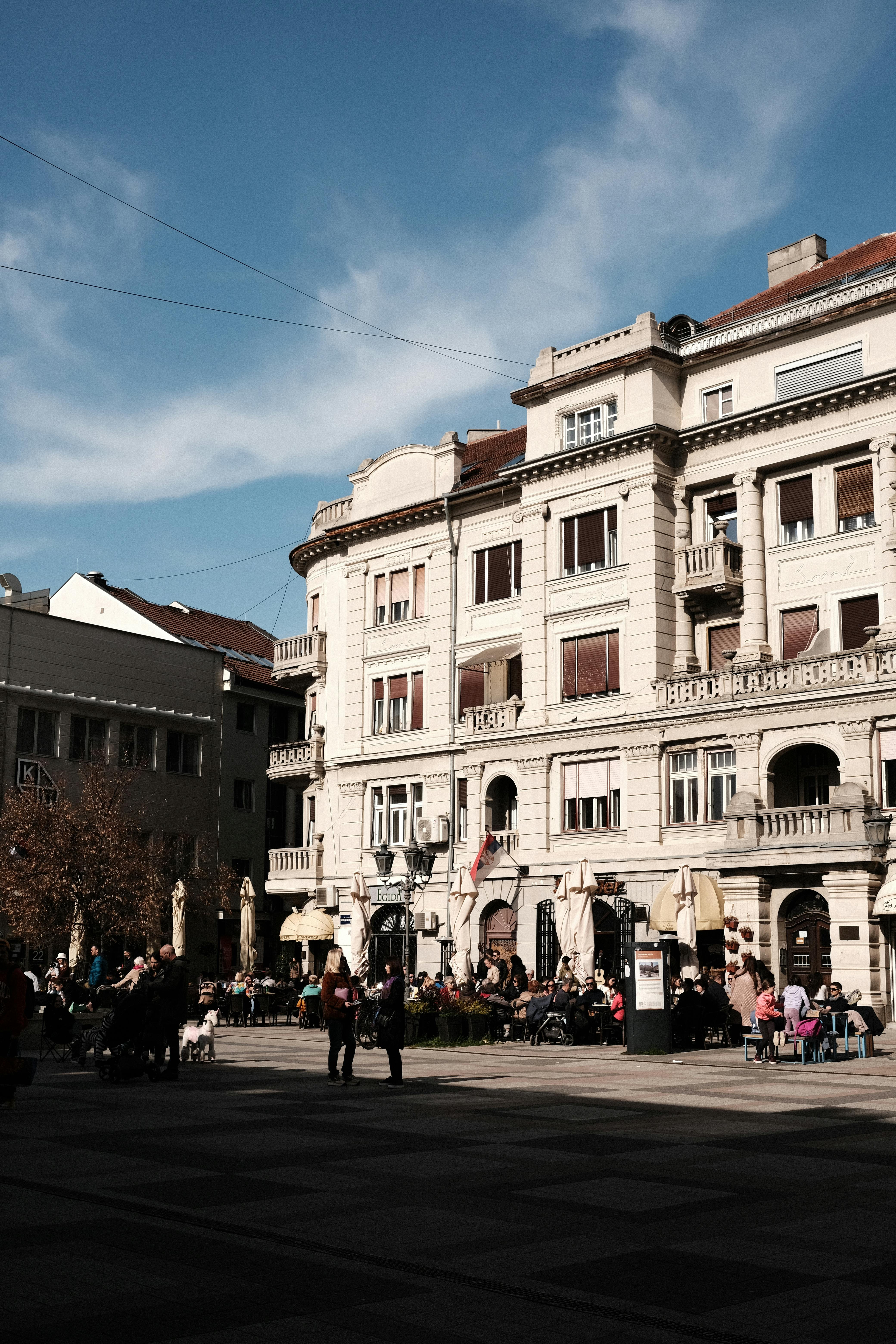 People on Square in Novi Sad · Free Stock Photo