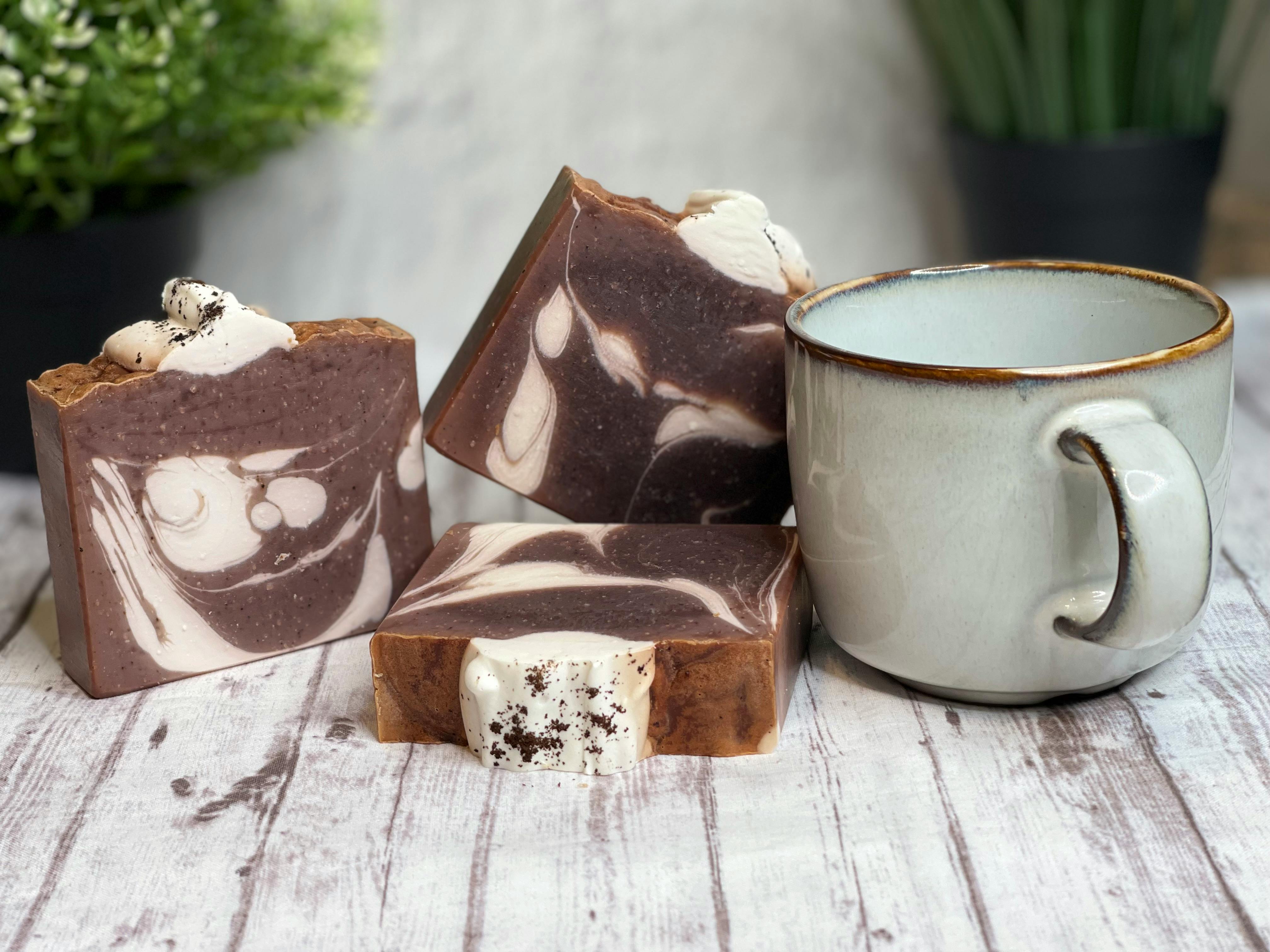 Close-up of Handmade Soaps in the Shape of Cake Slices · Free Stock Photo