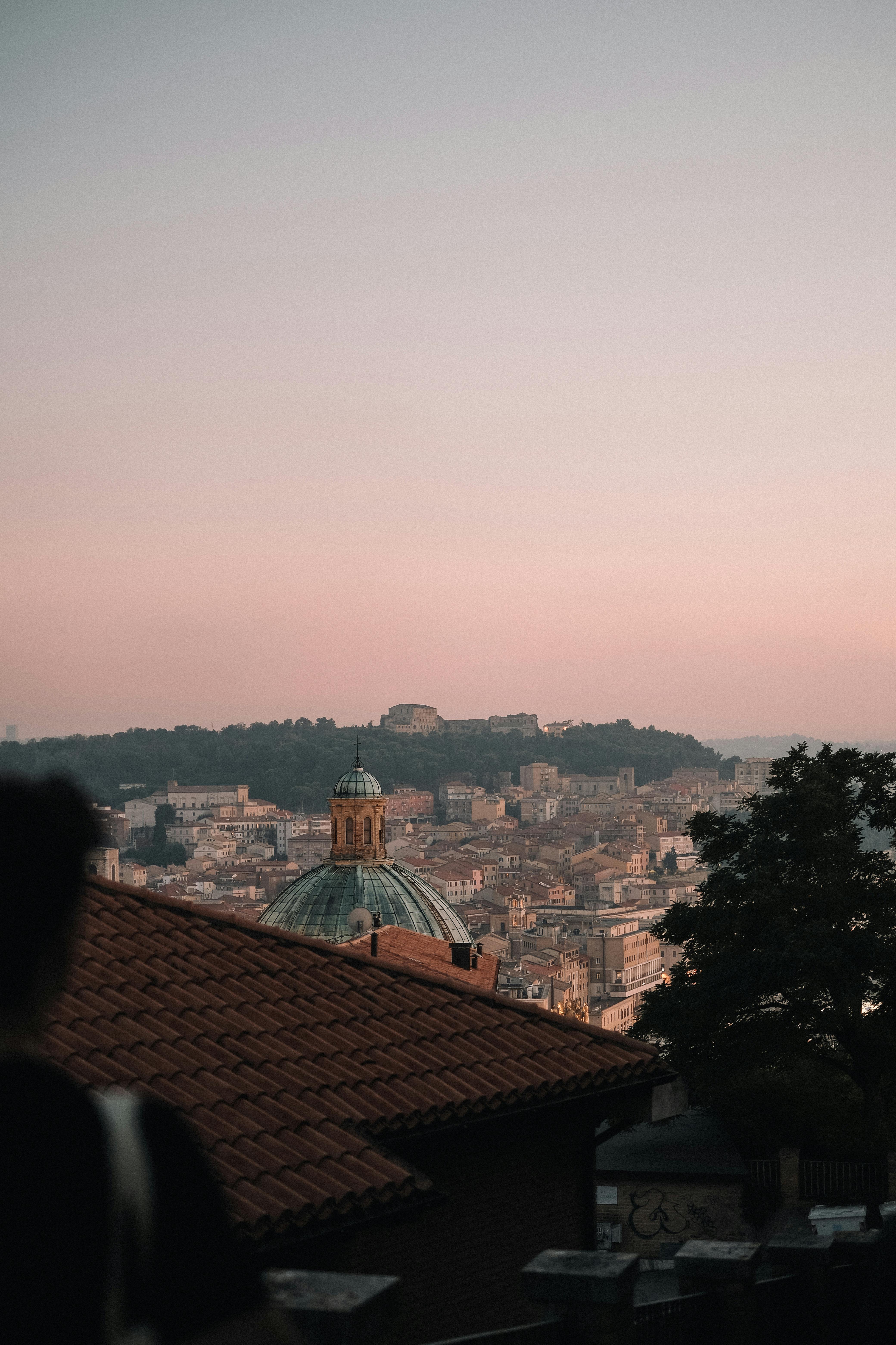 Red Sky Over Ancona · Free Stock Photo