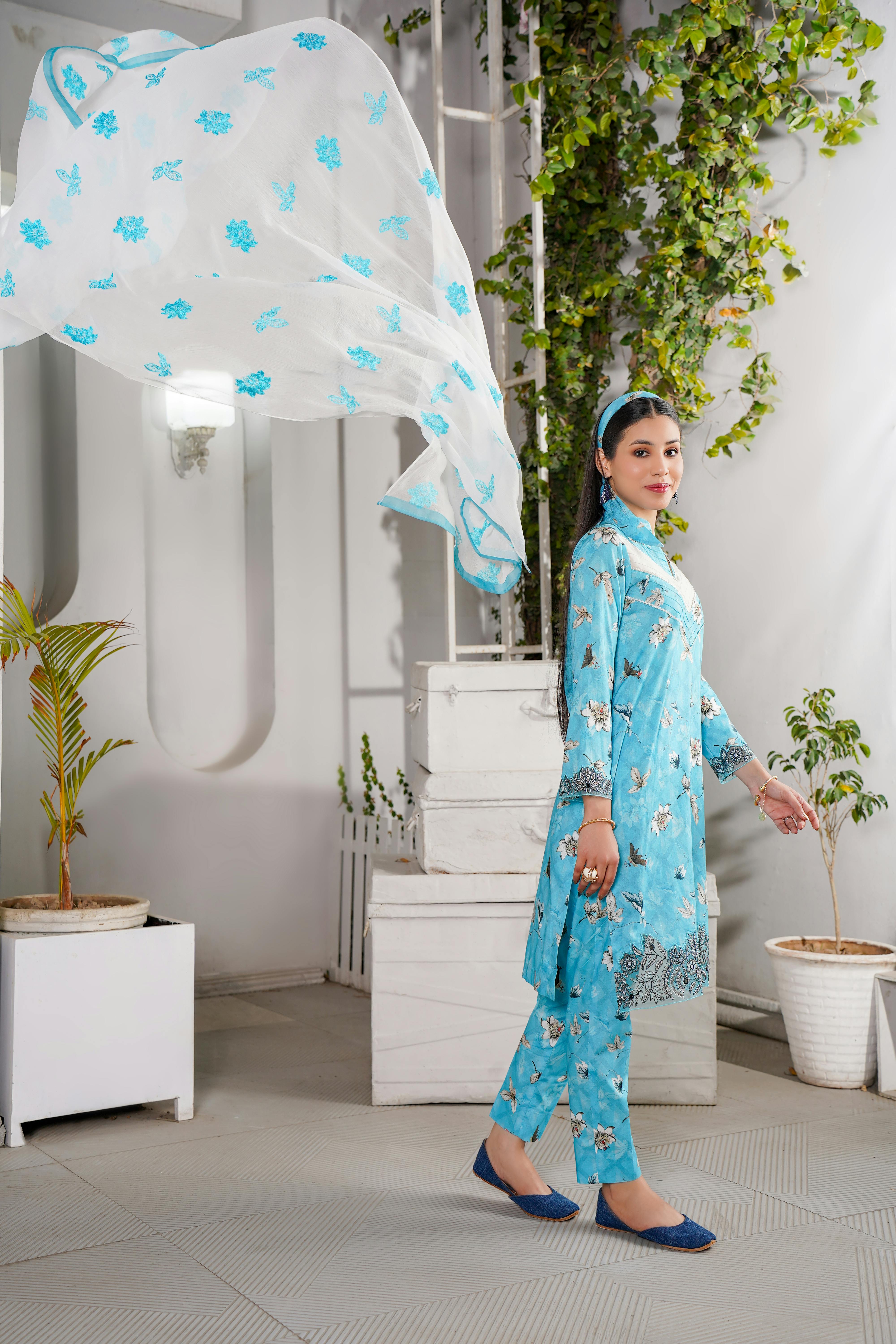Woman Walking in Traditional Clothing · Free Stock Photo