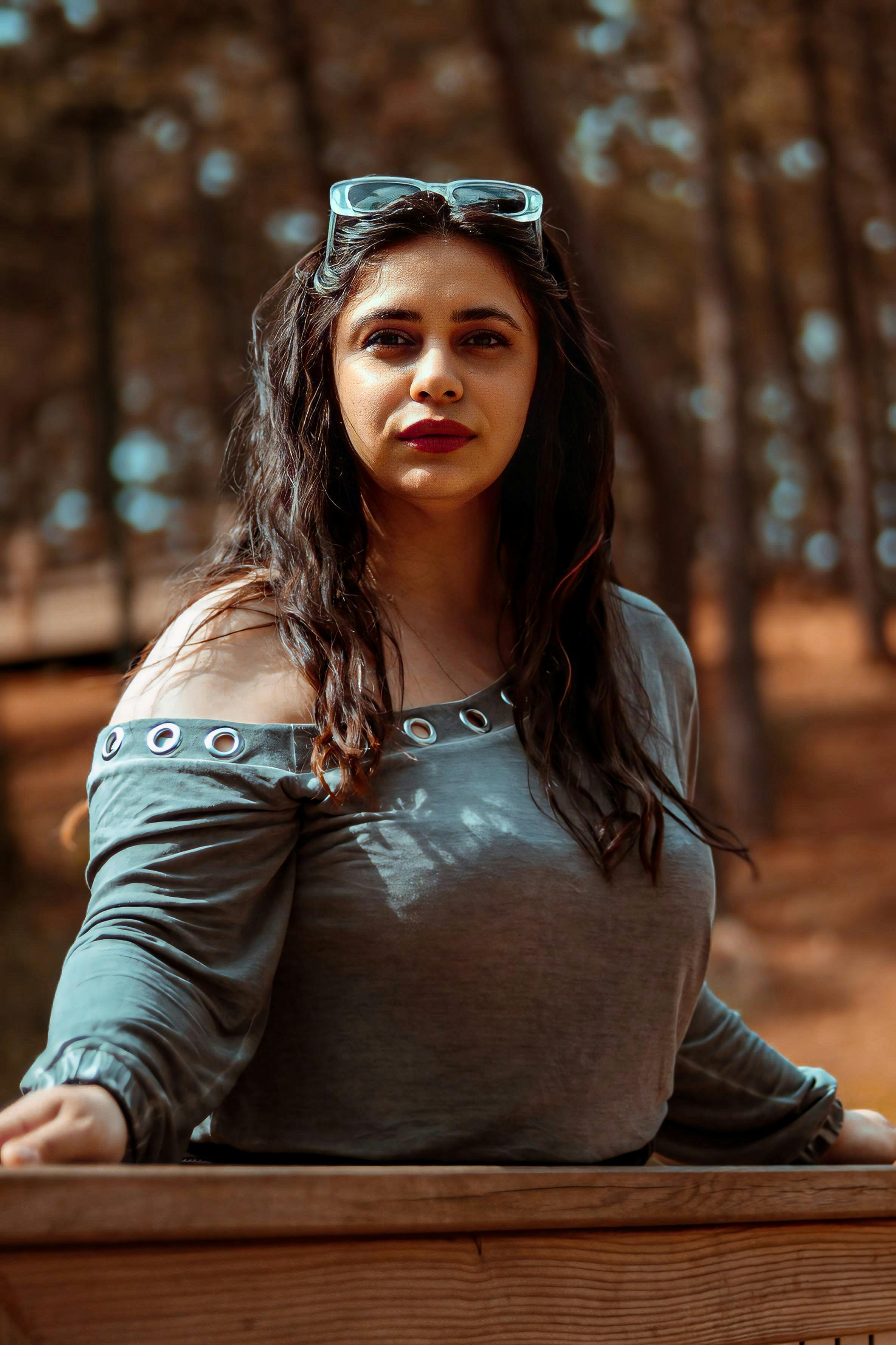 Woman with Sunglasses on Forehead · Free Stock Photo