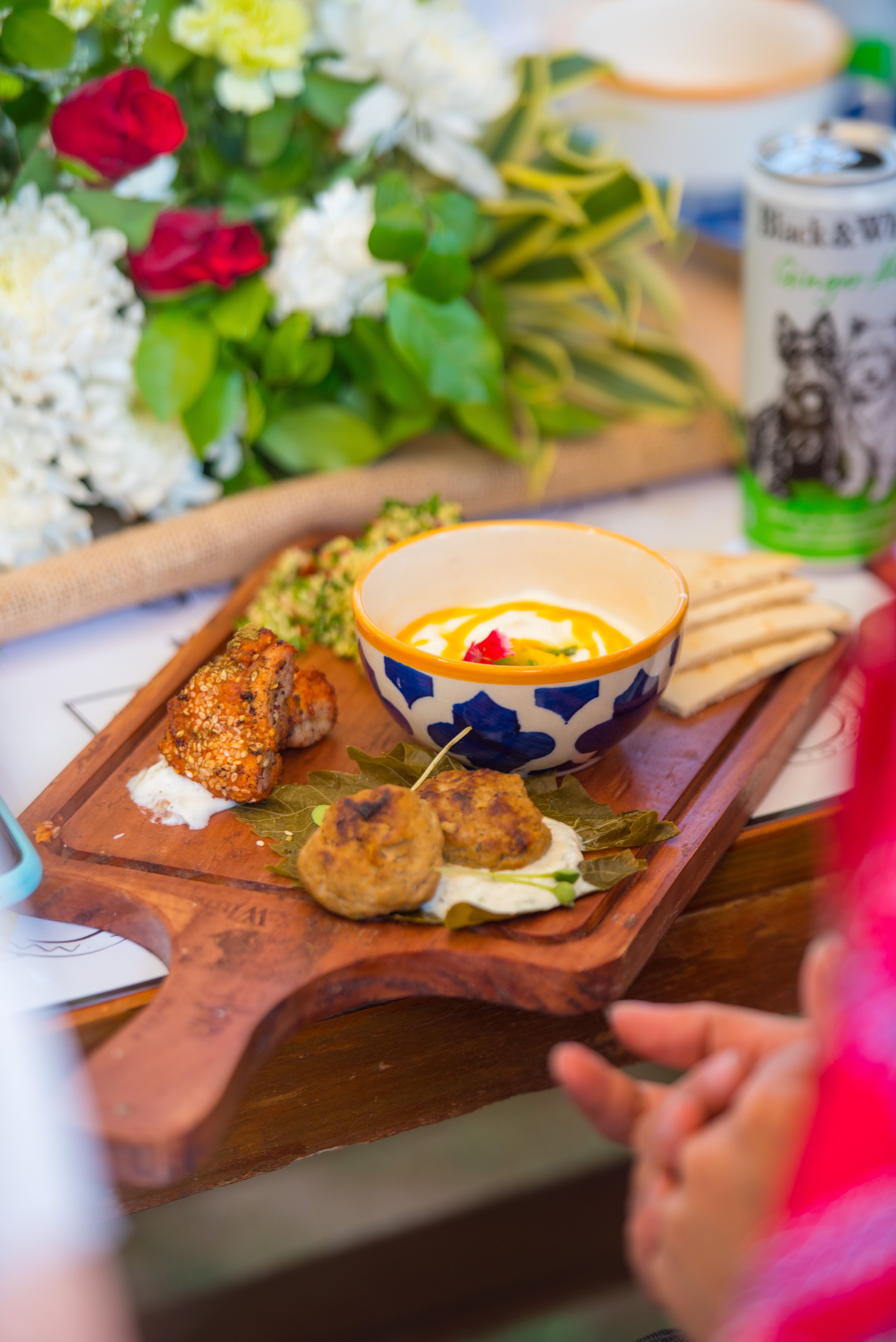 Food in and around Bowl on Tray · Free Stock Photo