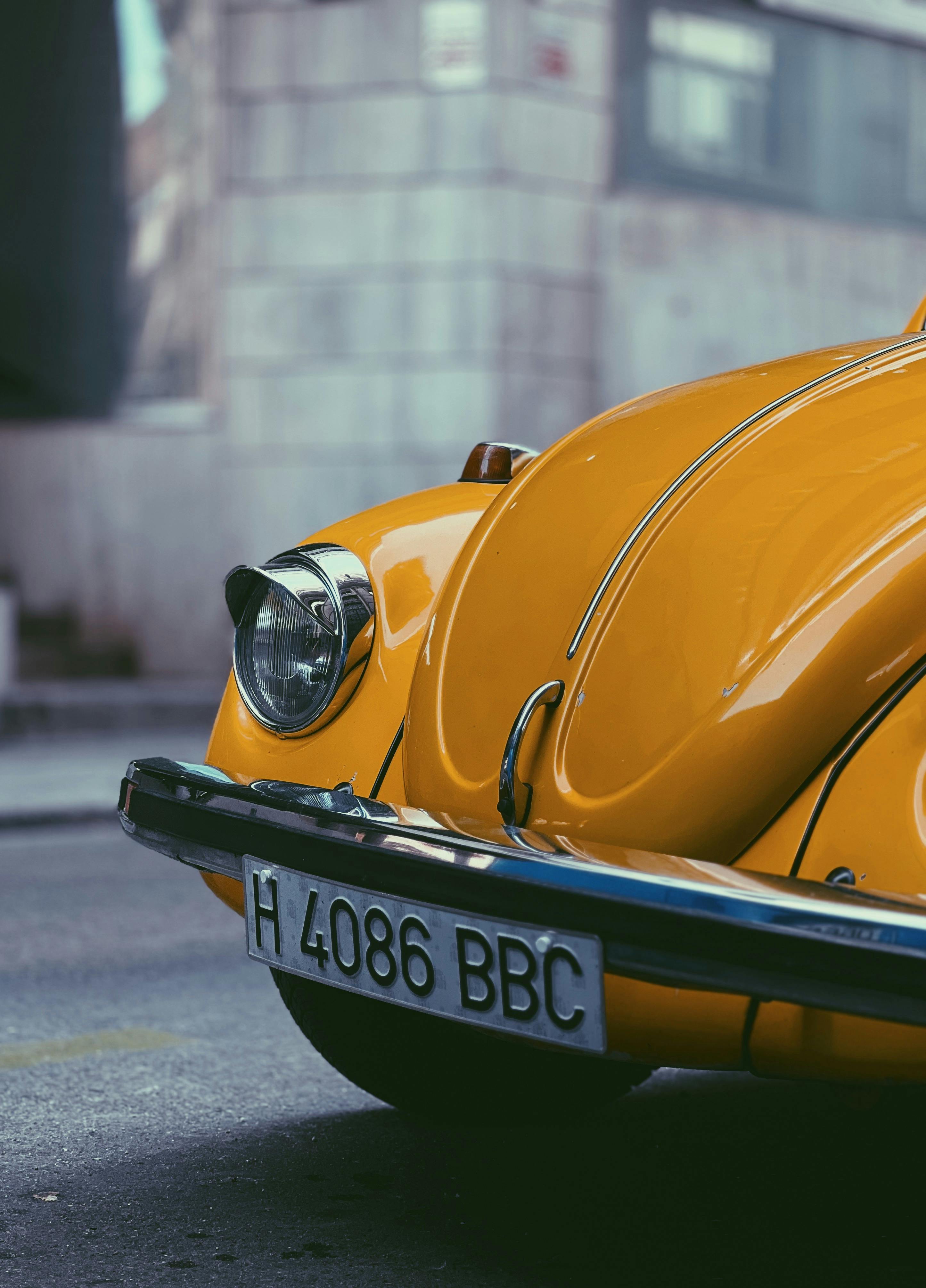 A Volkswagen Beetle Hood · Free Stock Photo