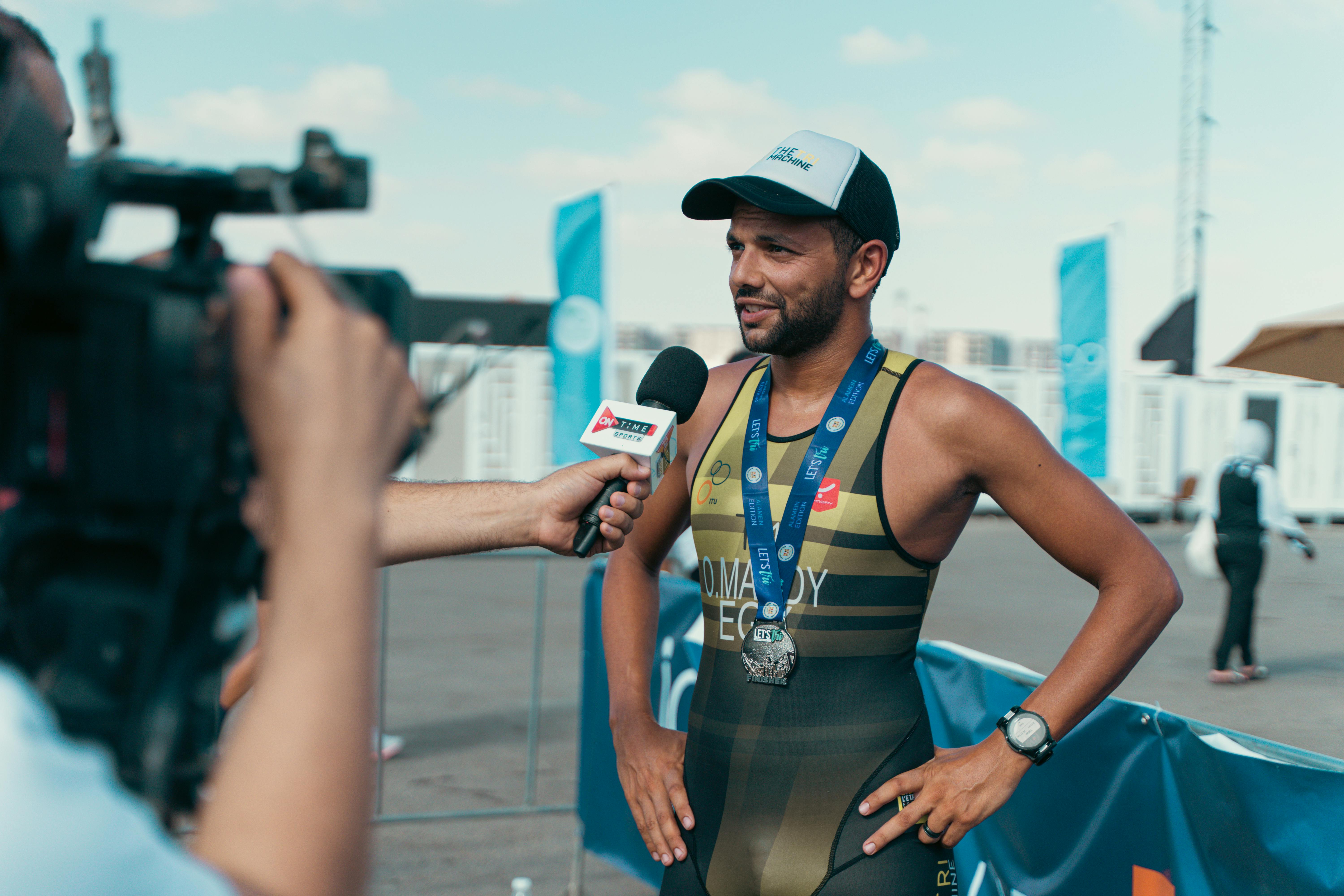 Runner Giving Interview after Run · Free Stock Photo