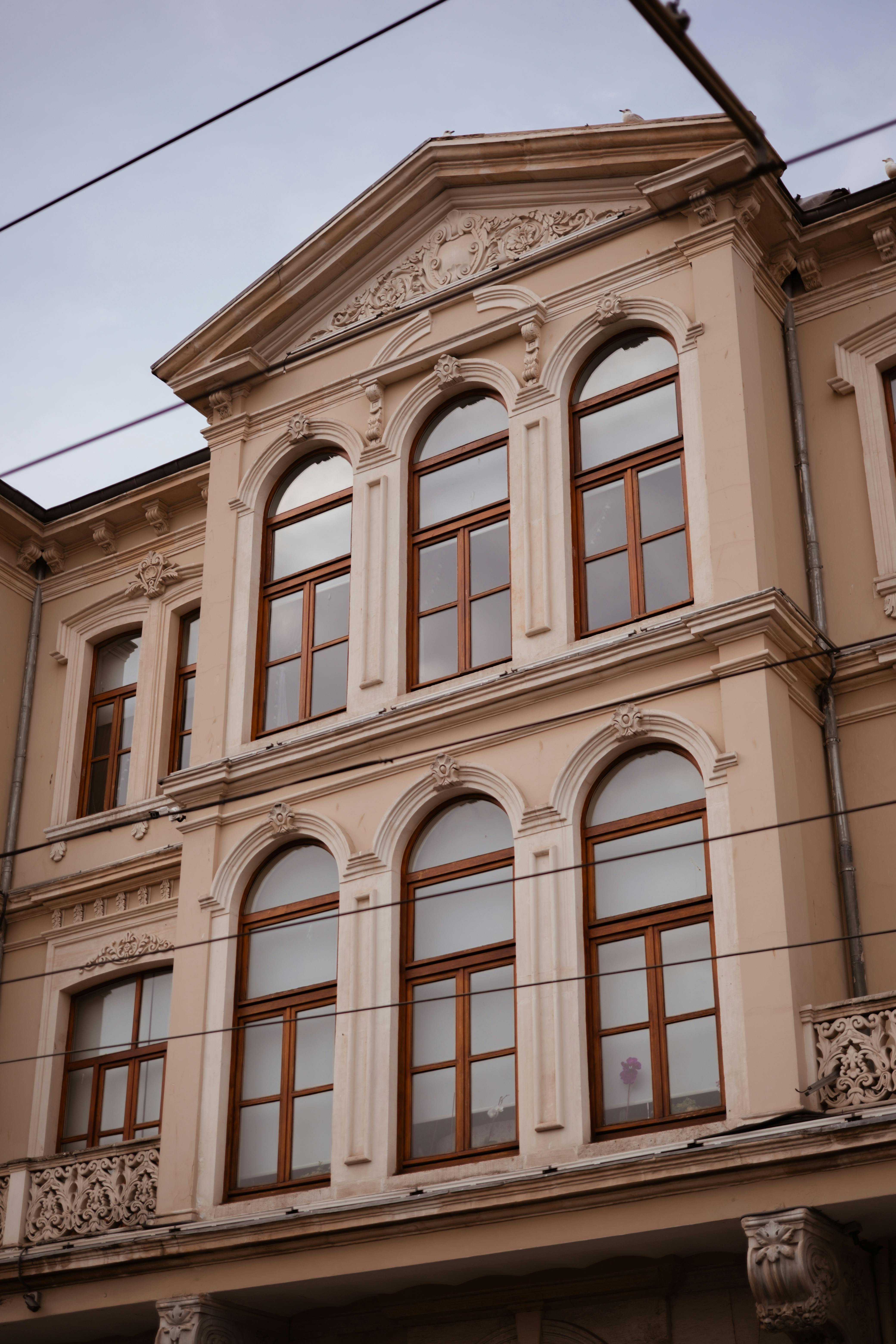 Windows in a Traditional Tenement in Istanbul · Free Stock Photo