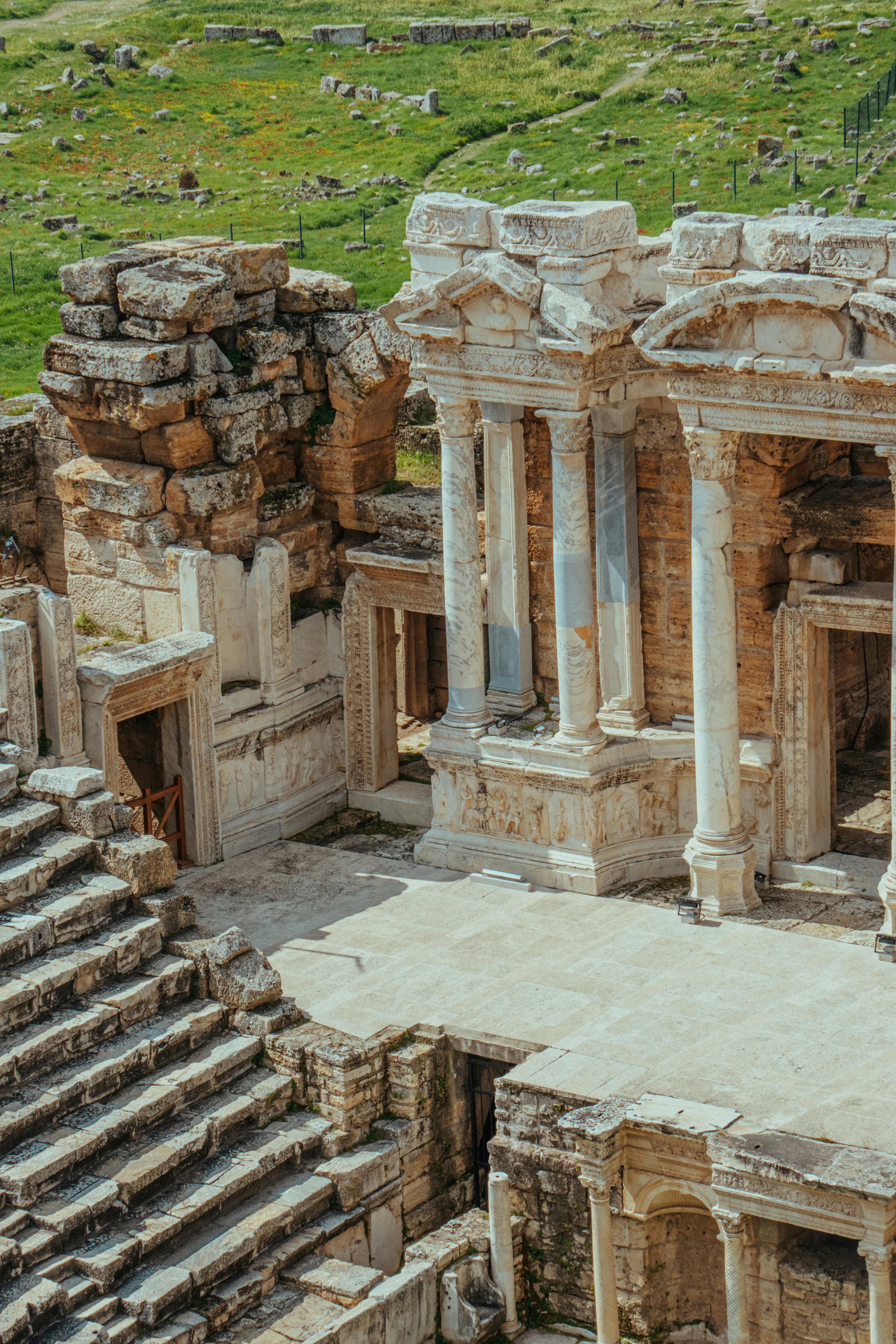 Aerial View of Ancient Ruins · Free Stock Photo