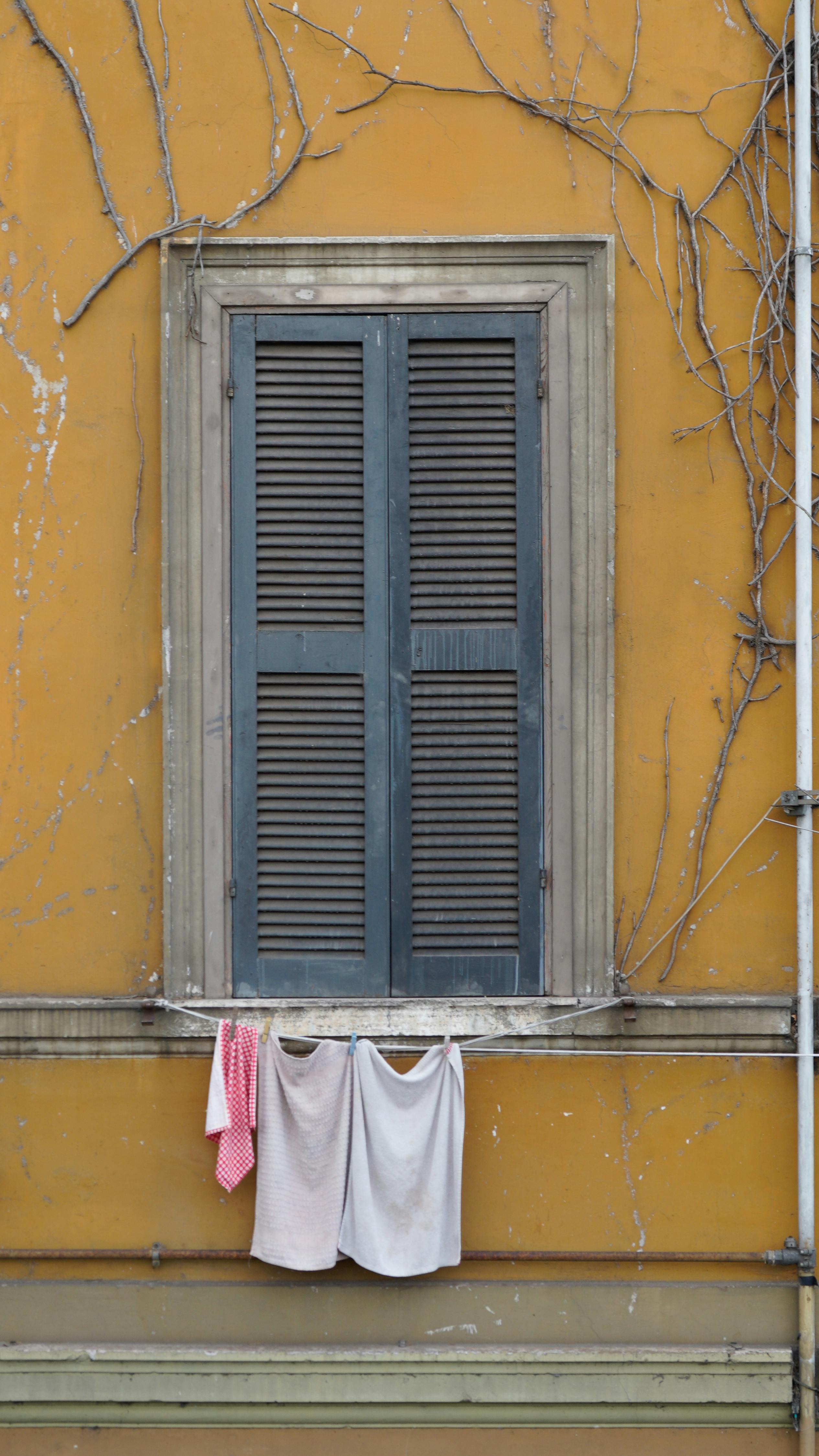A Window and a Clothesline · Free Stock Photo