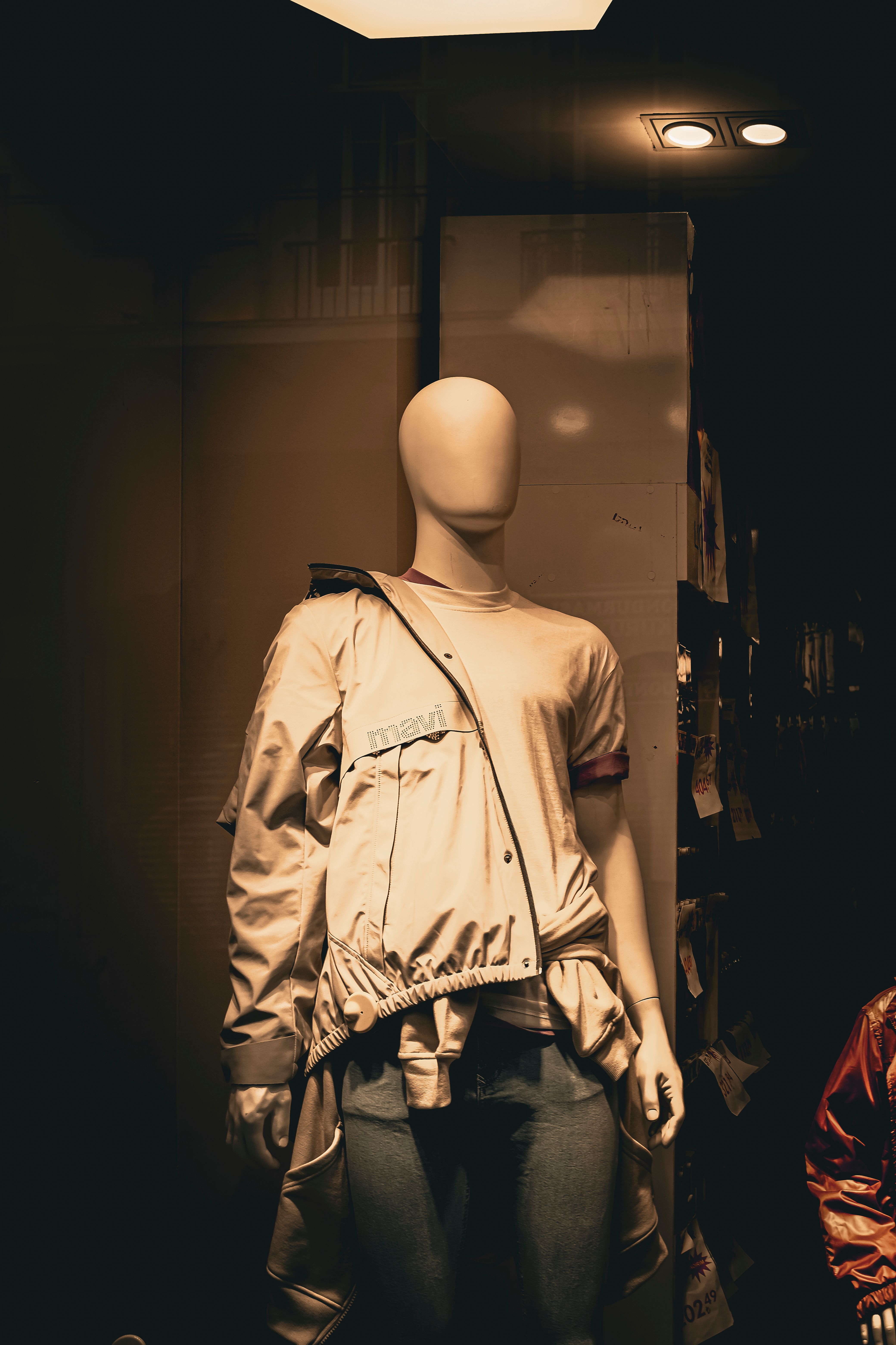 Mannequin in Store Window Display · Free Stock Photo