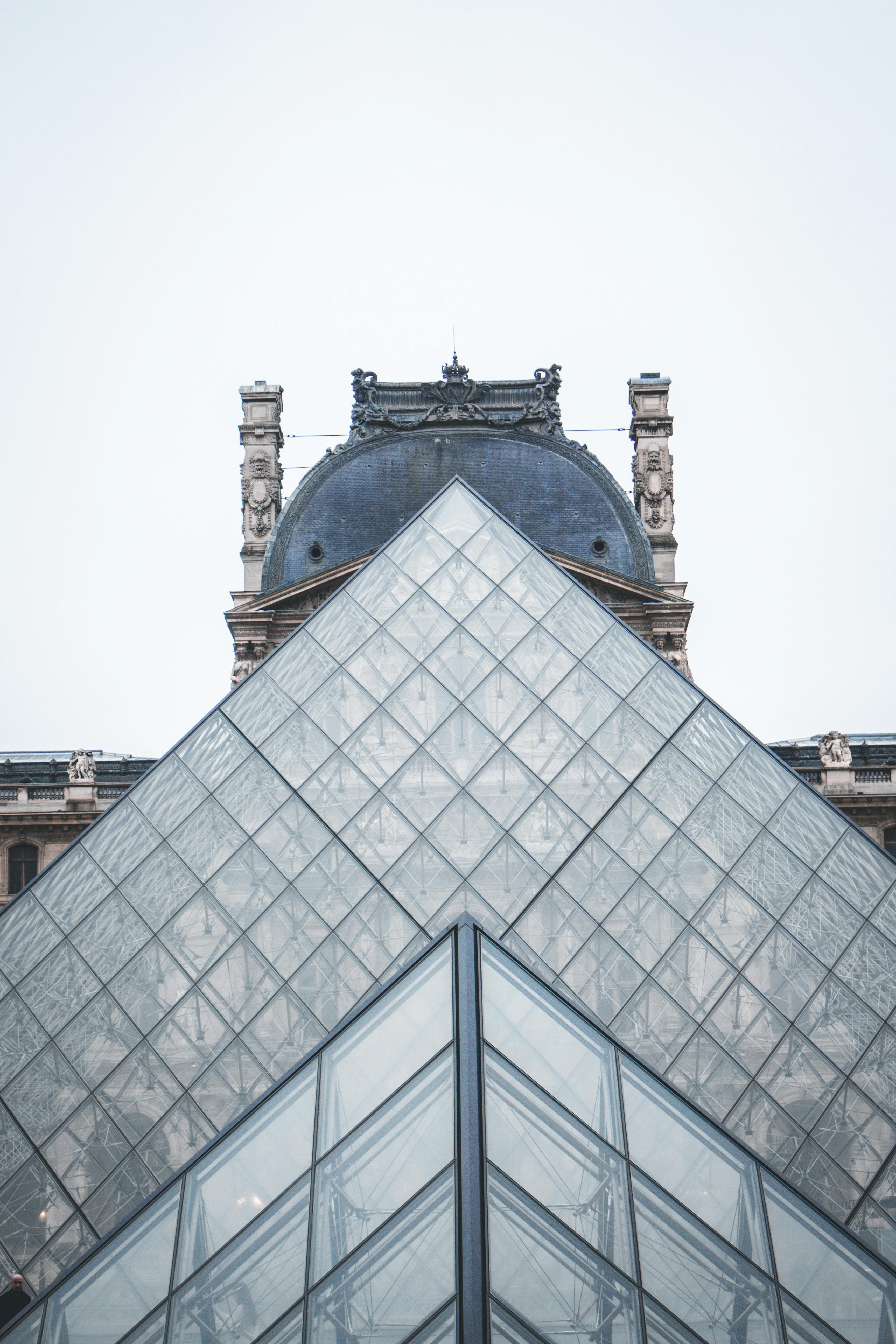 Glass Pyramids of Louvre Museum · Free Stock Photo